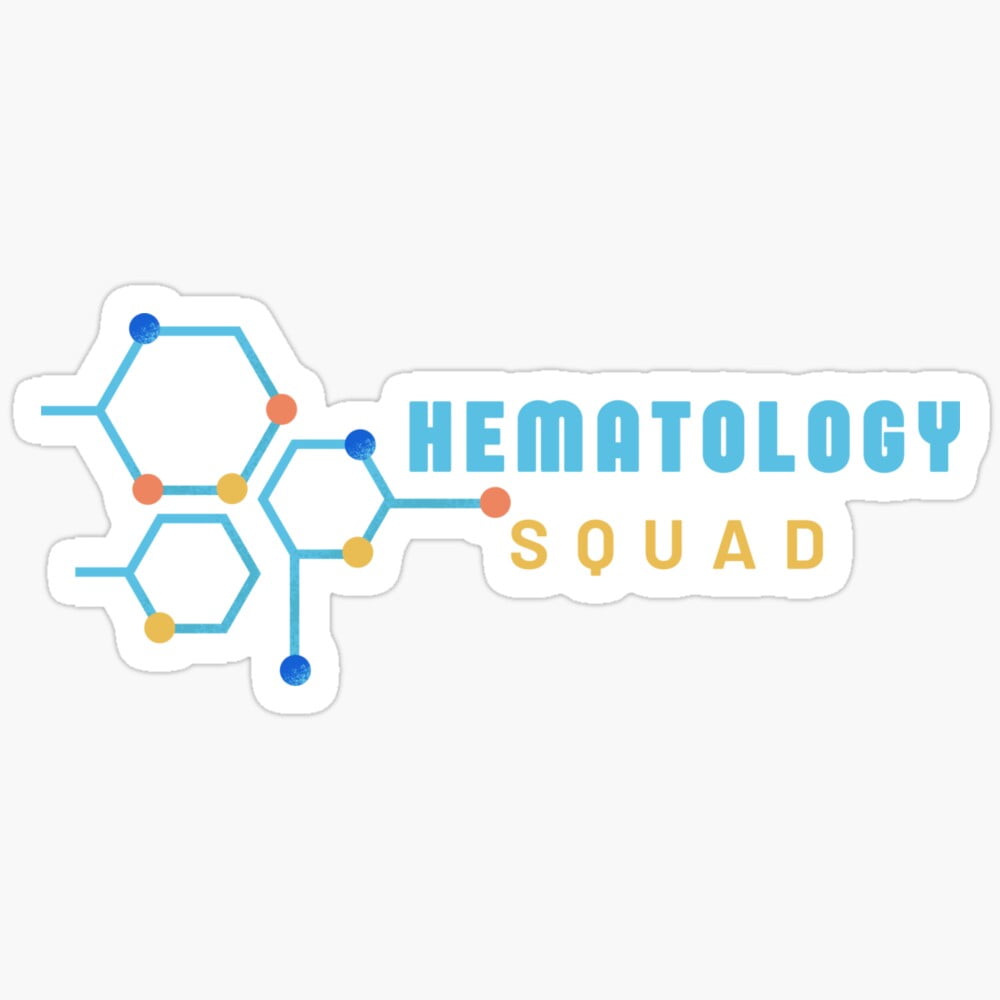 Hematology Squad Sticker Phone Decal Water Bottle Stickers Car Decals ...