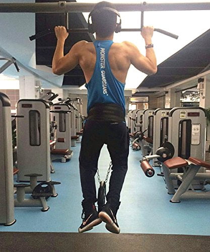 HemeraPhit Weighted Chin Up Belt with Chain Dip Belt Powerlifting ...