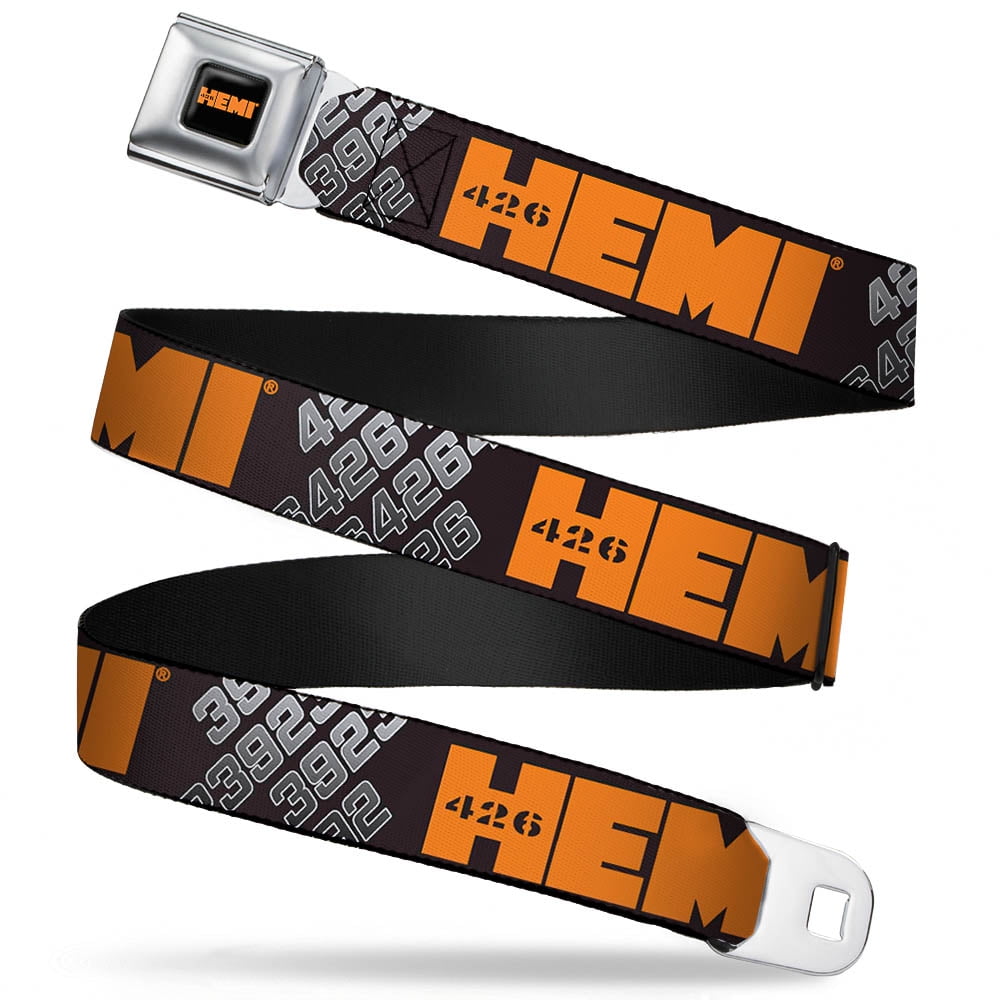 Hemi 426 Logo Fcg Black Orange 1.0" Chrome Hemi 426 Logo 392 426 Black ...