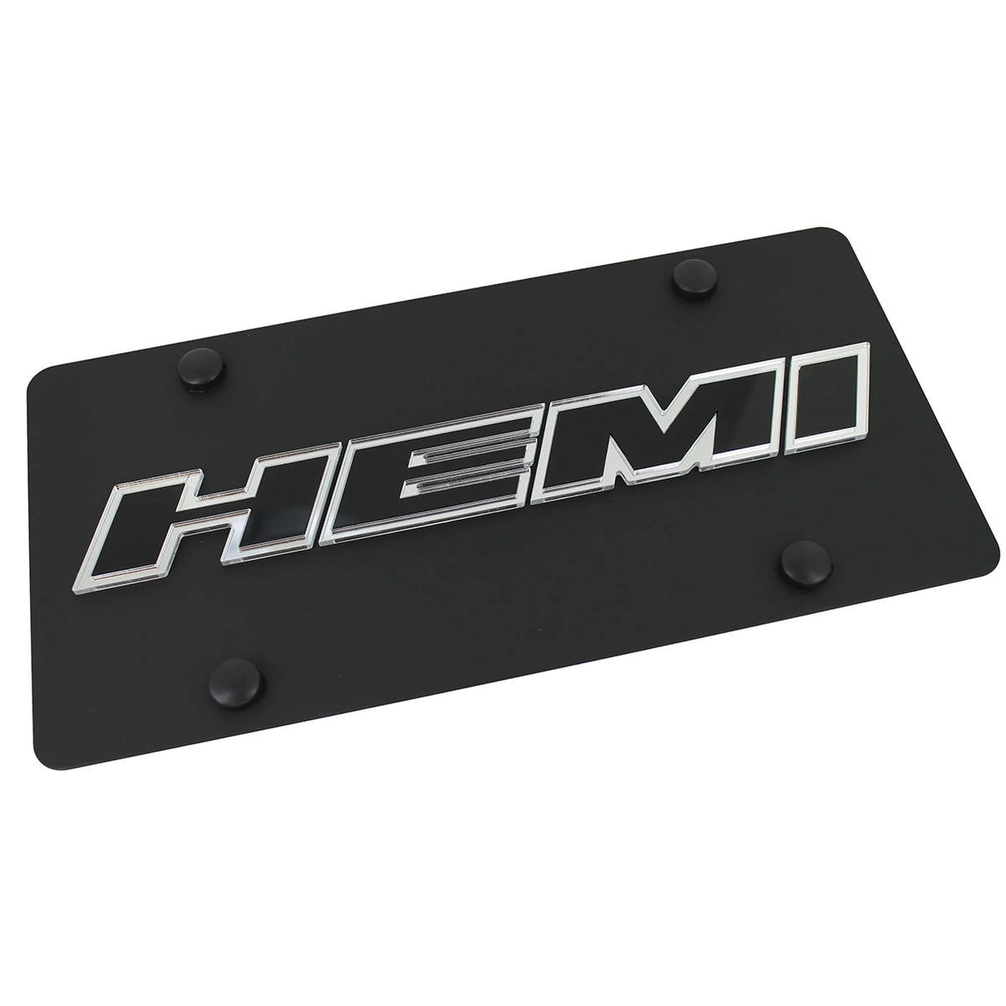 Hemi License Plate (Black) - Walmart.com