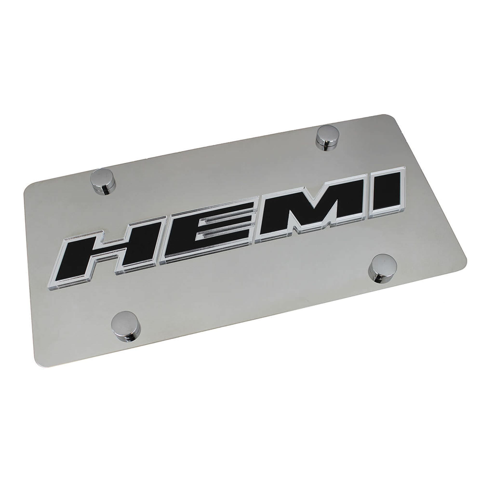 Hemi License Plate (Chrome) - Walmart.com