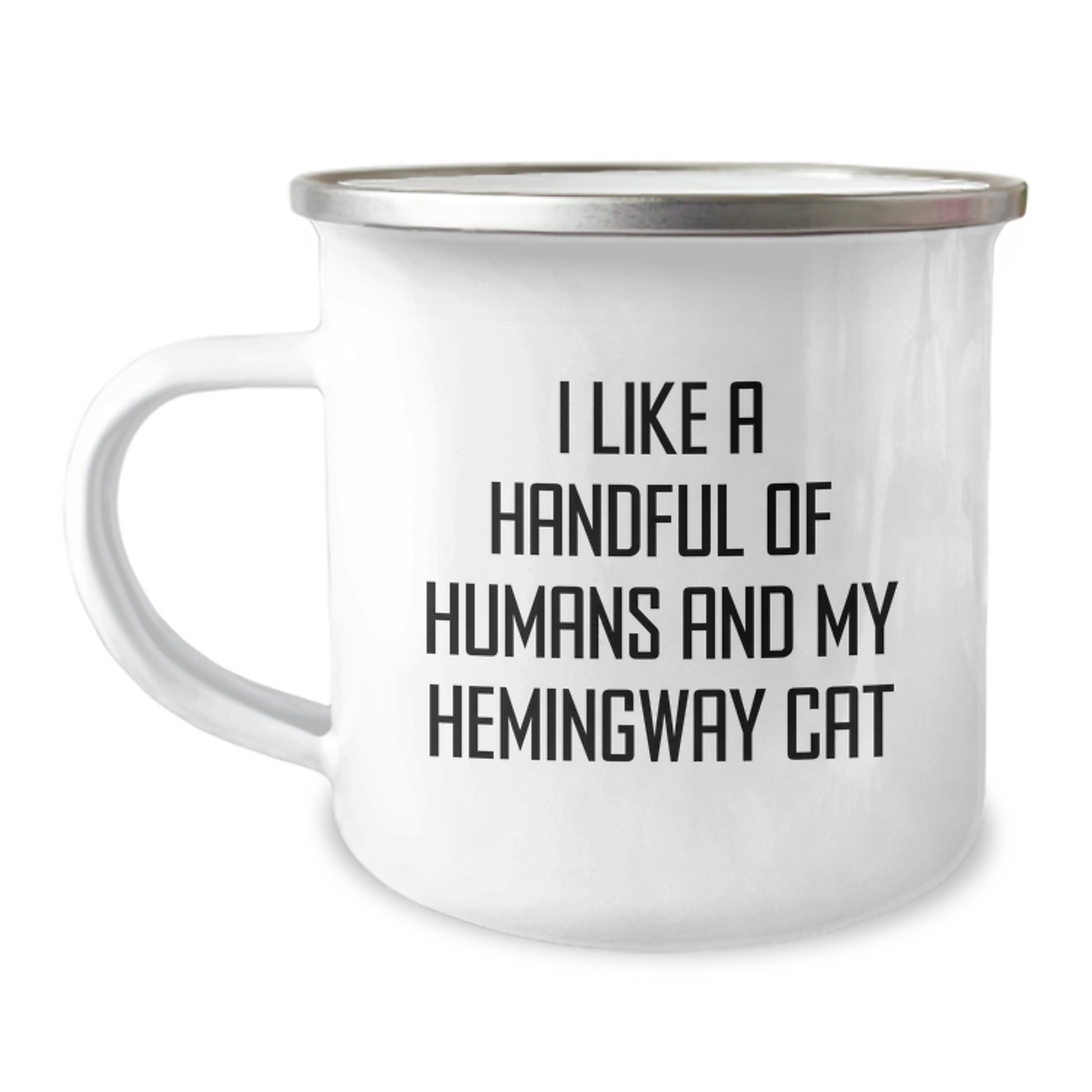 Hemingway Cat Lovers Camping Mug, Funny Gifts from Men to Women Friends ...