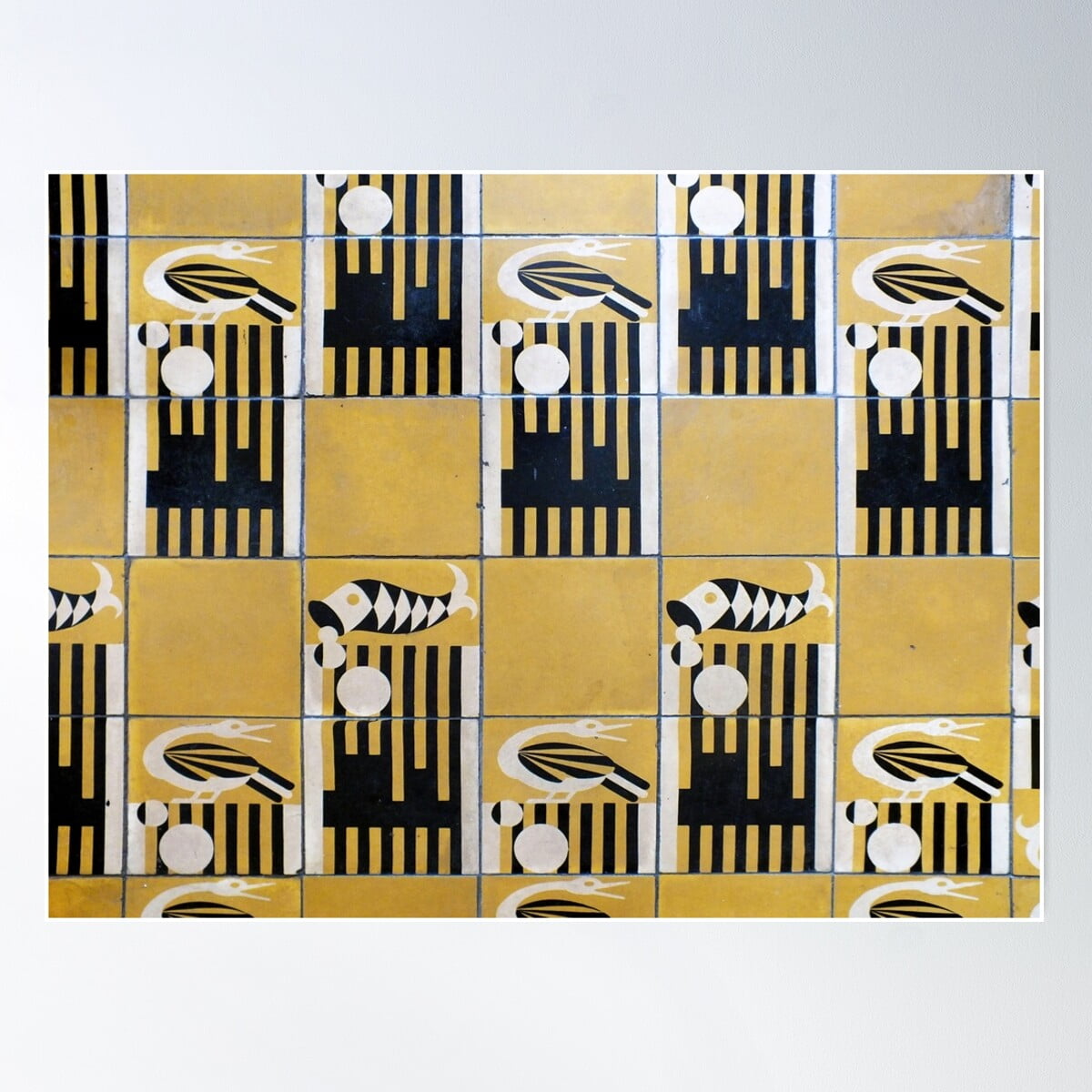 Hemingway House Bathroom, Key West Poster Wall Art, Modern Wall Decor ...