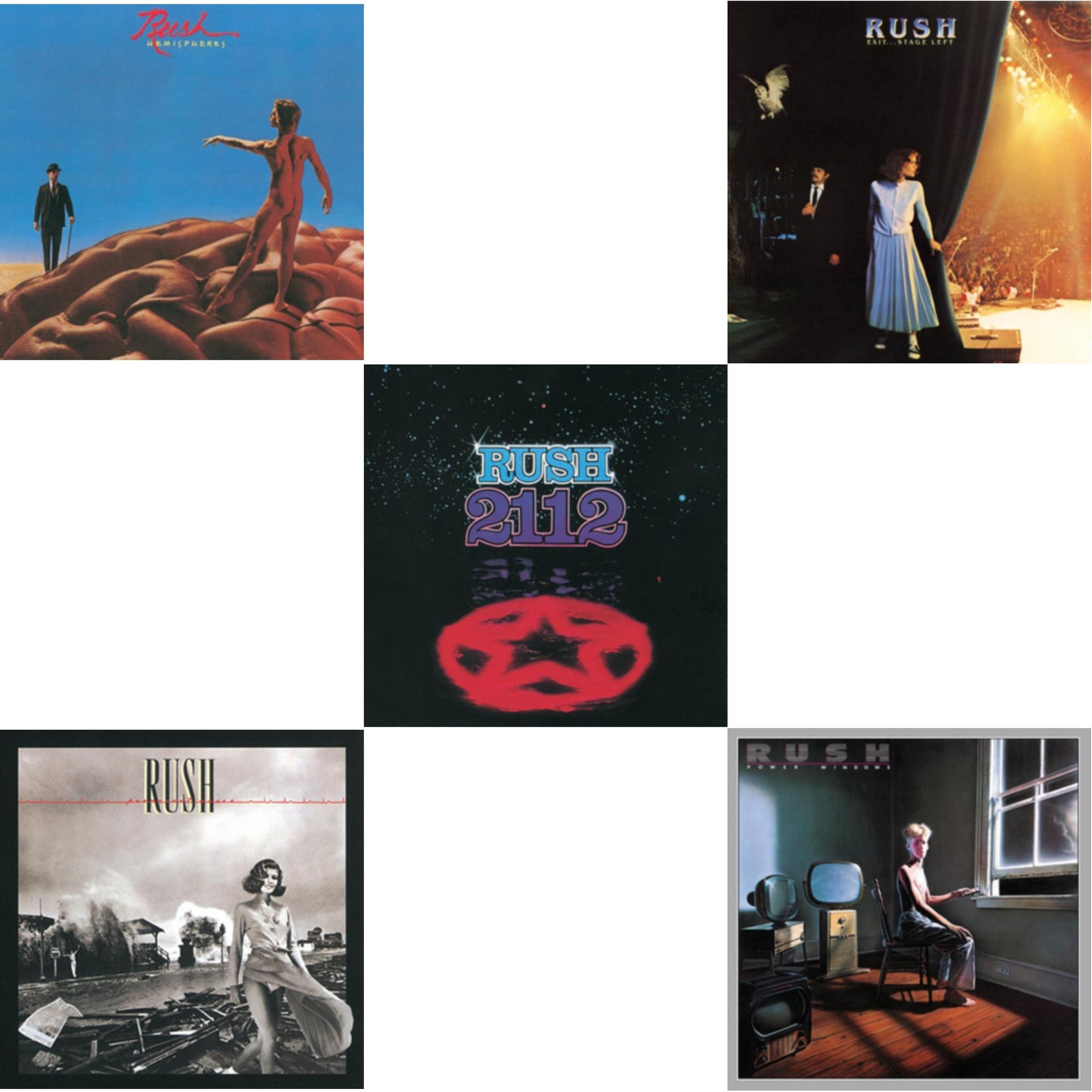 Hemispheres (180G) & Permanent Waves (180G) & 2112 (180G) & Exit Stage ...