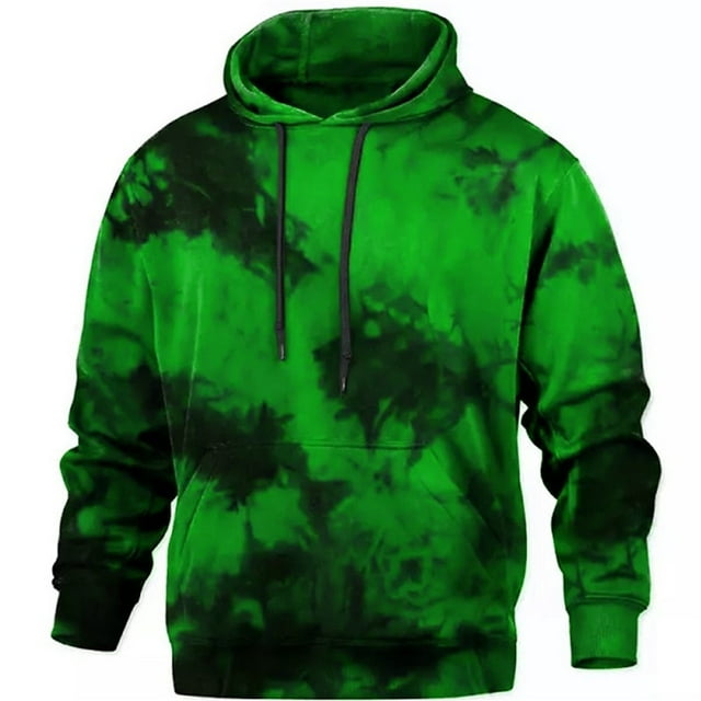 Hemlock Green Hoodies for Men Graphic Casual Pullover, Men's Fall Long Sleeved Hoodie Hooded ...