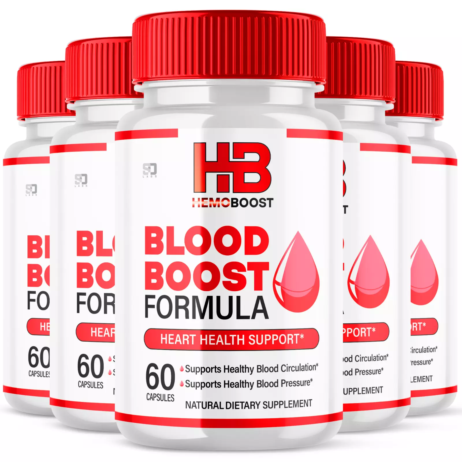 Hemo Boost Blood Boost Formula Supports Heart and Blood Health (5 Pack ...