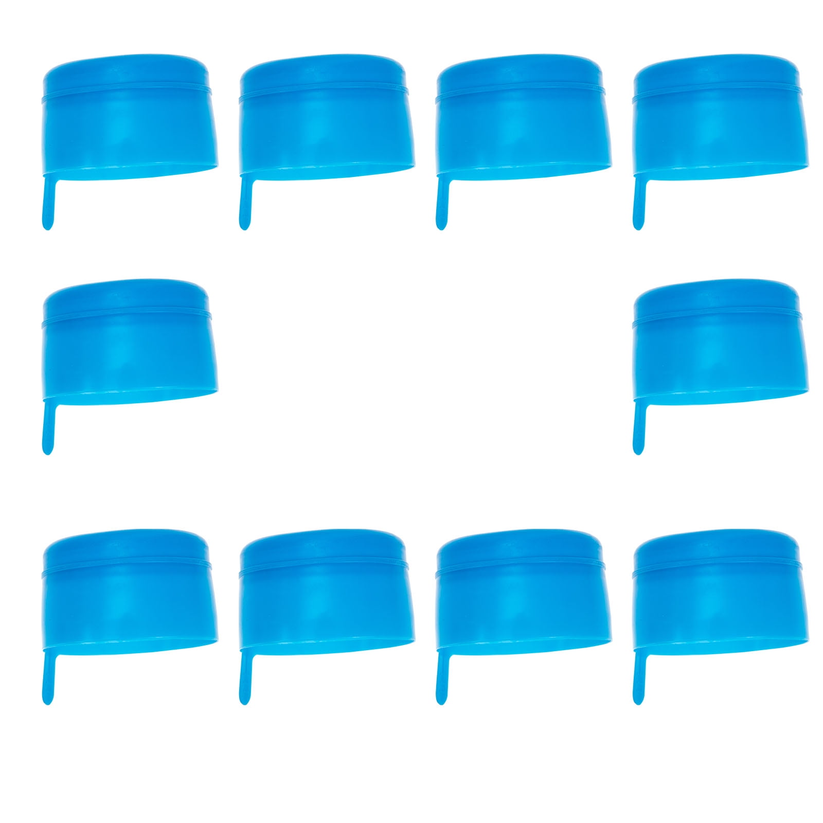Hemobllo 10Pcs Anti Splash Water Jug Caps Reusable Blue Bucket Covers ...