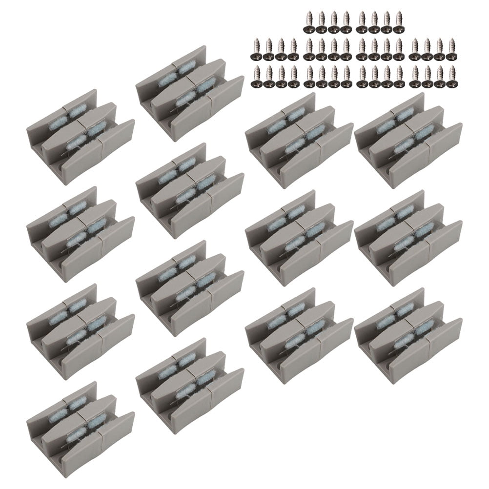Hemobllo 10 Pcs Weather Stripping Door Seal Shower Blocks Guides Man ...