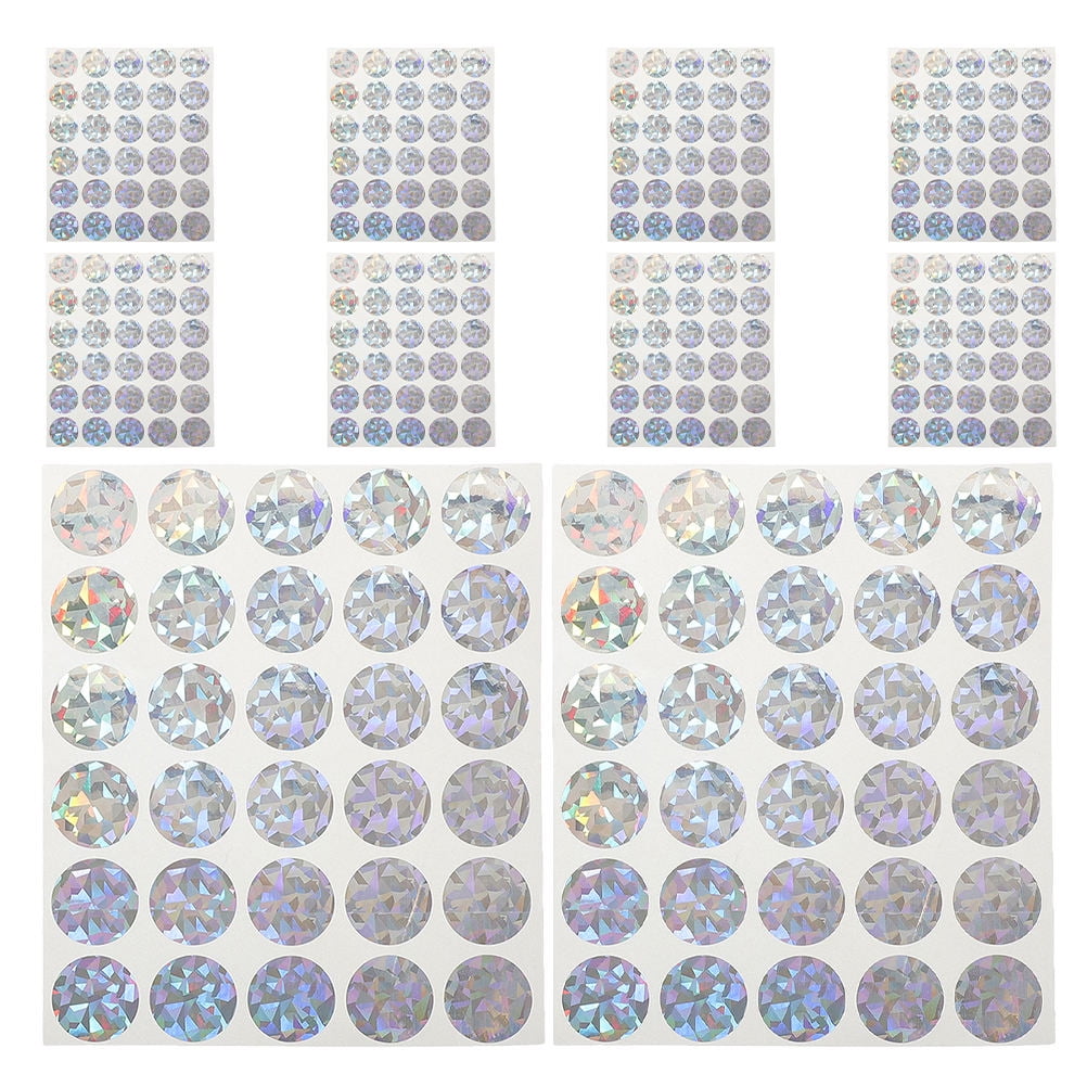 Hemobllo Scratch Card Labels Round Paper 10 Sheets - Walmart.com