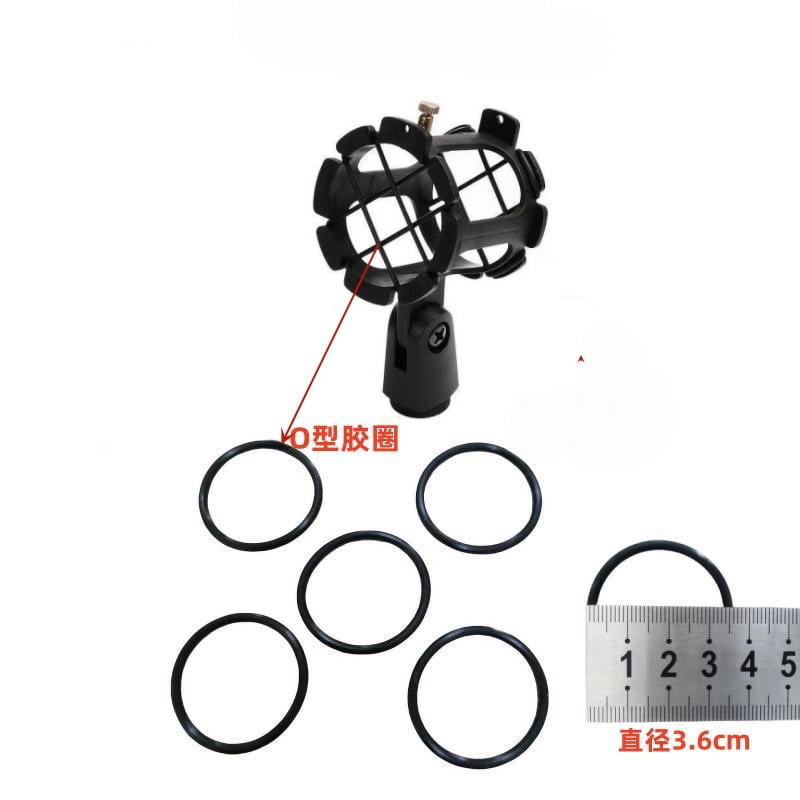 Hemobllo 10Pcs Anti Vibration Microphone Shock Mount Rubber Black For ...