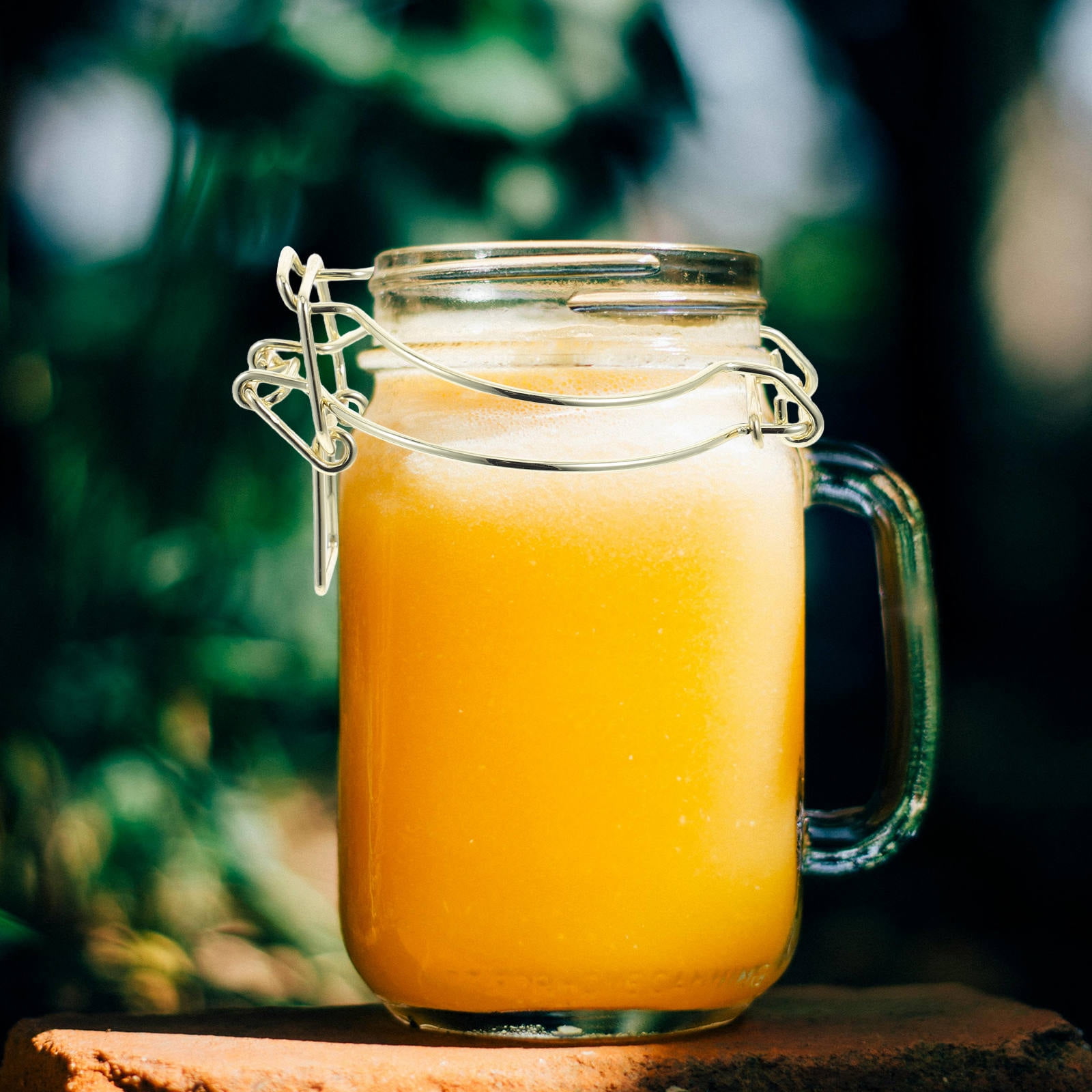 Hemobllo 10Pcs Mason Jar Wire Clamp Golden Metal Spring Loaded Latch ...