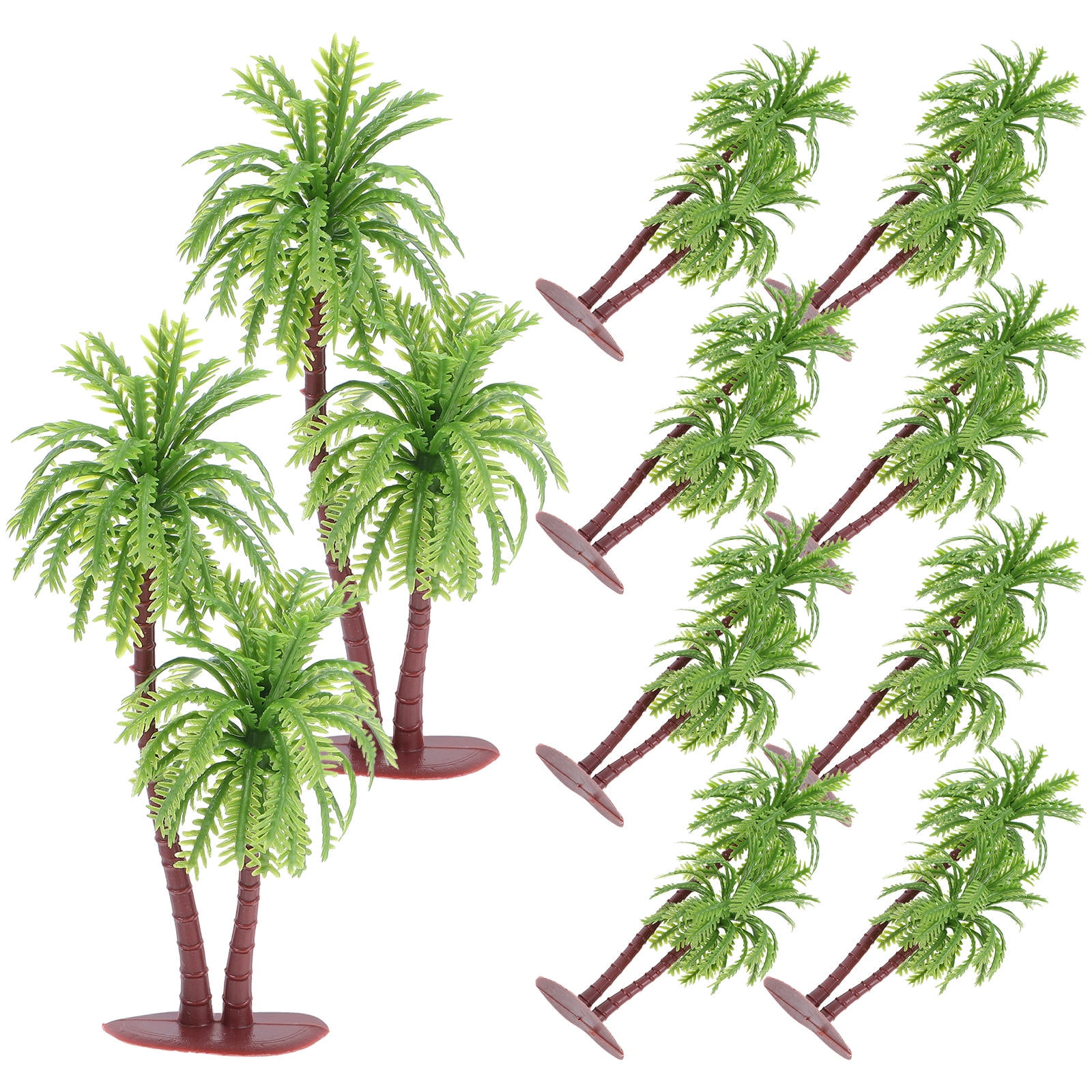 Hemobllo 10Pcs Simulation Coconut Tree Potted Artificial Mini Coconut ...