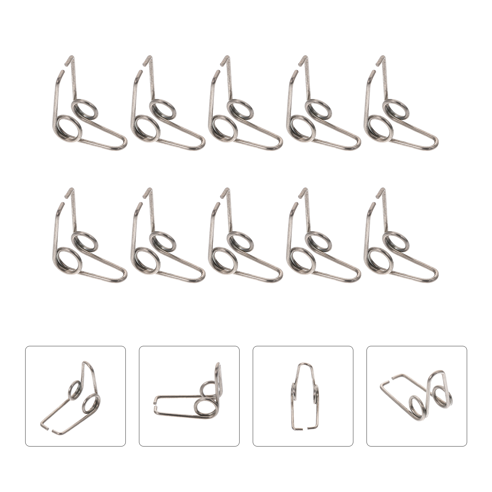 Hemobllo Trumpet Watergate Key Springs Iron Silver 10Pcs - Walmart.com