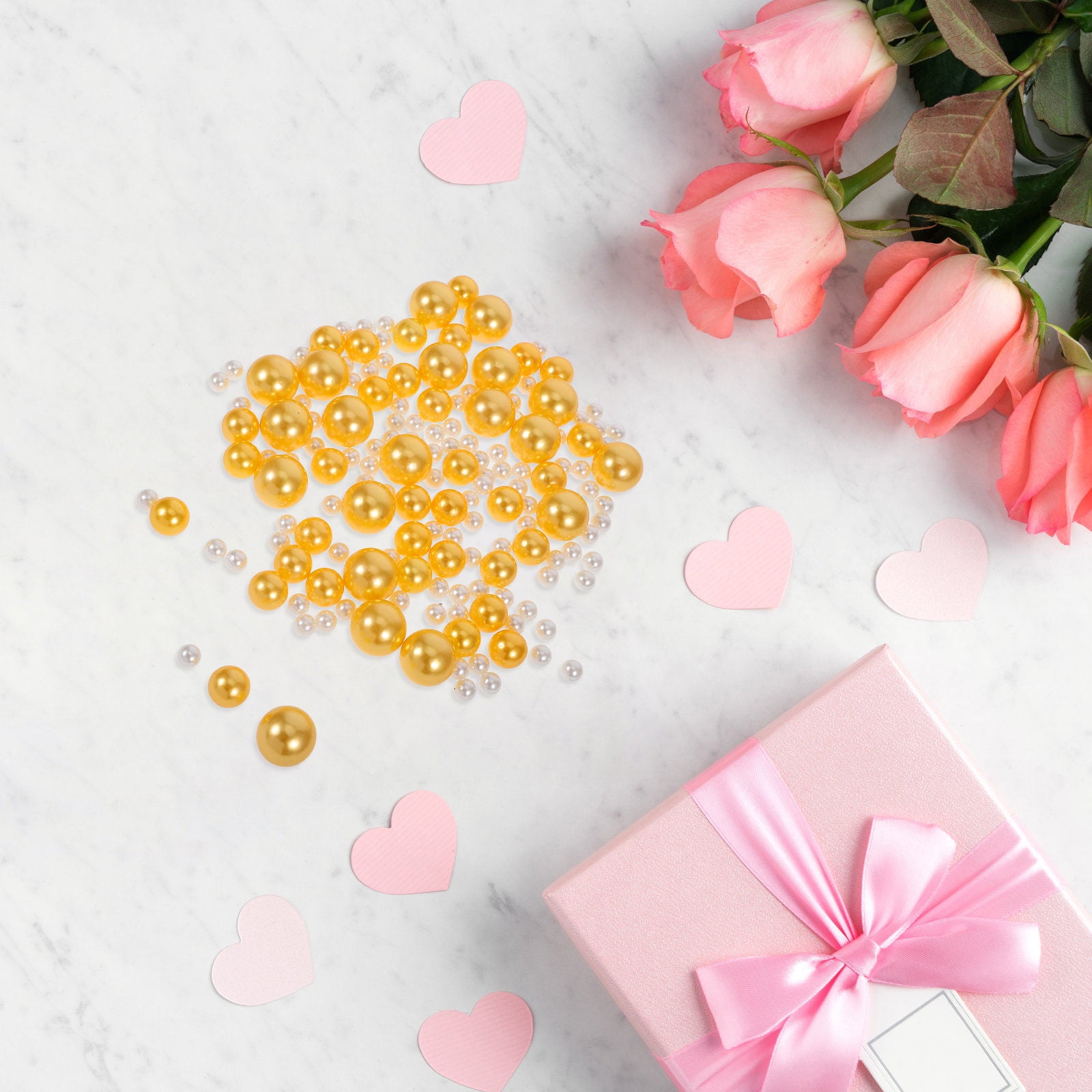 Hemobllo 150pcs Craft Pearls For DIY Projects With Pearl Like ...