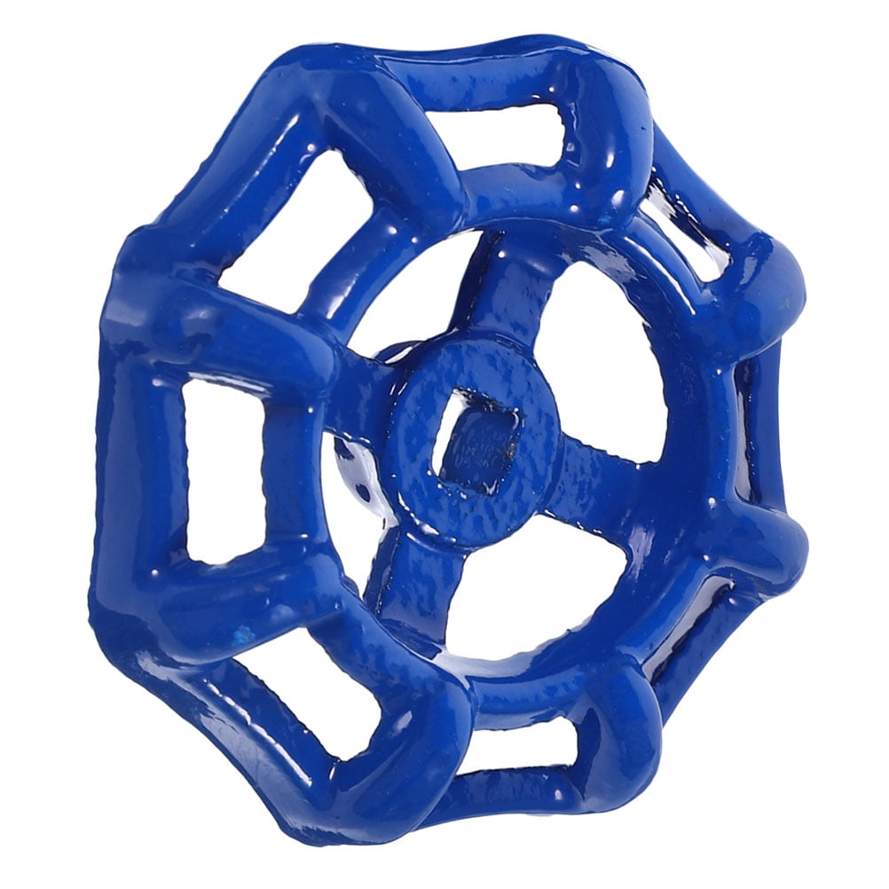 Hemobllo 1Pack Blue Iron Faucet Valve Wheel Handle for Outdoor Faucet ...
