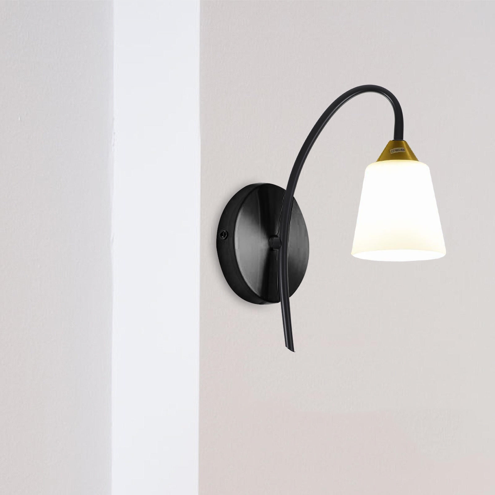 Hemobllo 1Pack Curved Wall Lamp Stem for Lighting Fixtures Diy ...