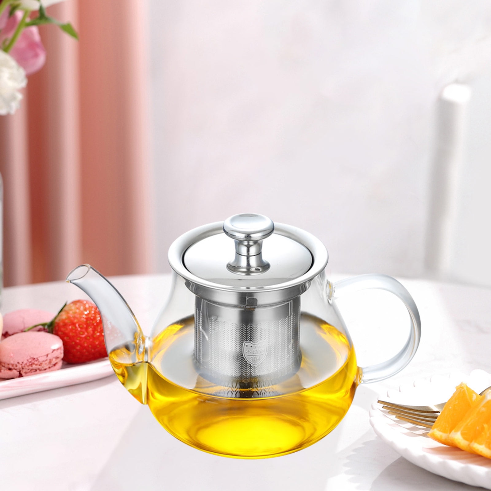 Hemobllo 1Pc Premium Heat-resistant Glass Teapot Glass Teapot (Assorted ...