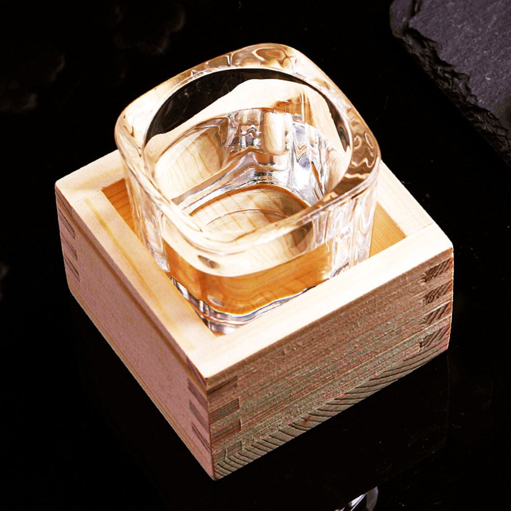 Hemobllo Small Decorative Box Sake Cup Wooden Box Synthetic Material ...
