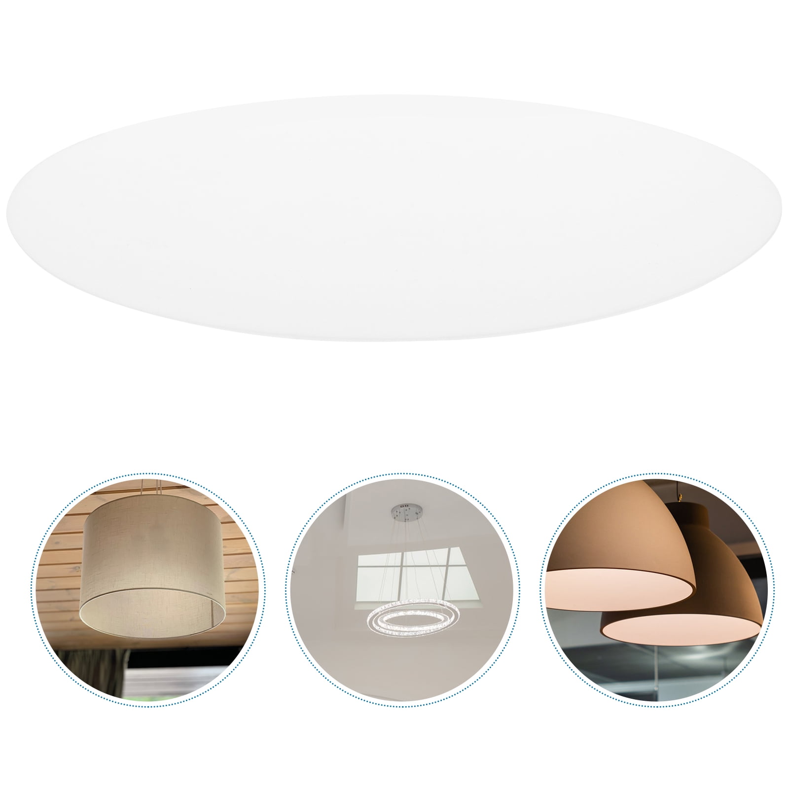 Hemobllo White Acrylic Downlight Diffuser Shade for Ceiling Recessed ...