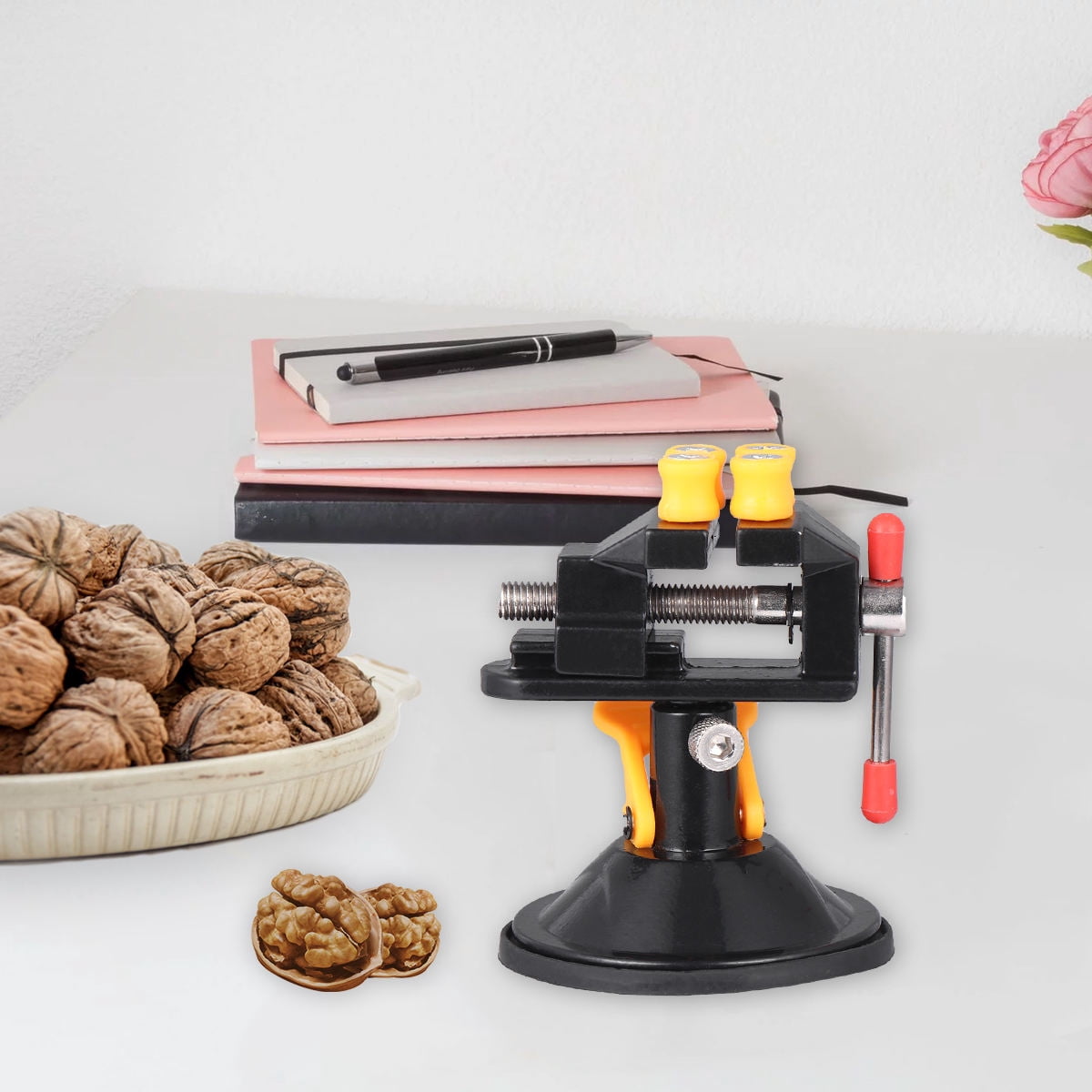 Hemobllo Table Clamp Vise Suction Cup Carving Vise Aluminium Alloy ...