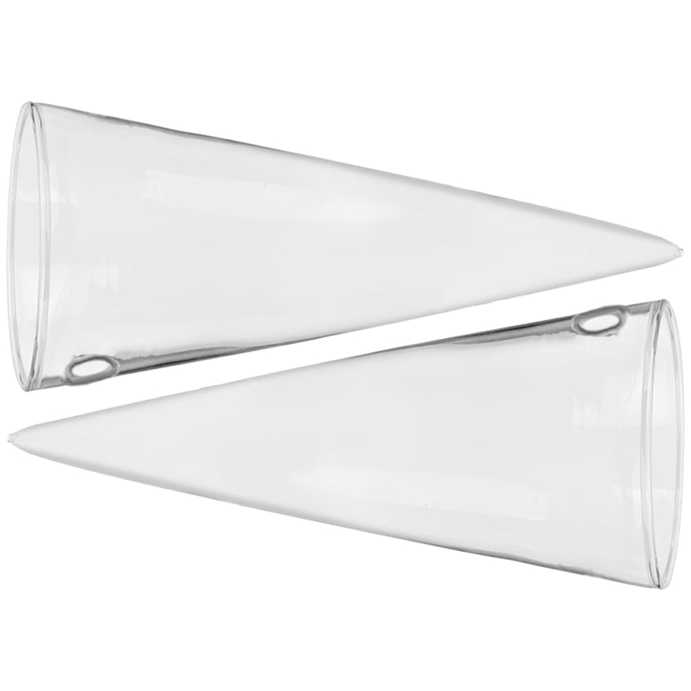 Hemobllo 2 Pcs Wall Mounted Vases Test Tube Succulent Cone Shape ...