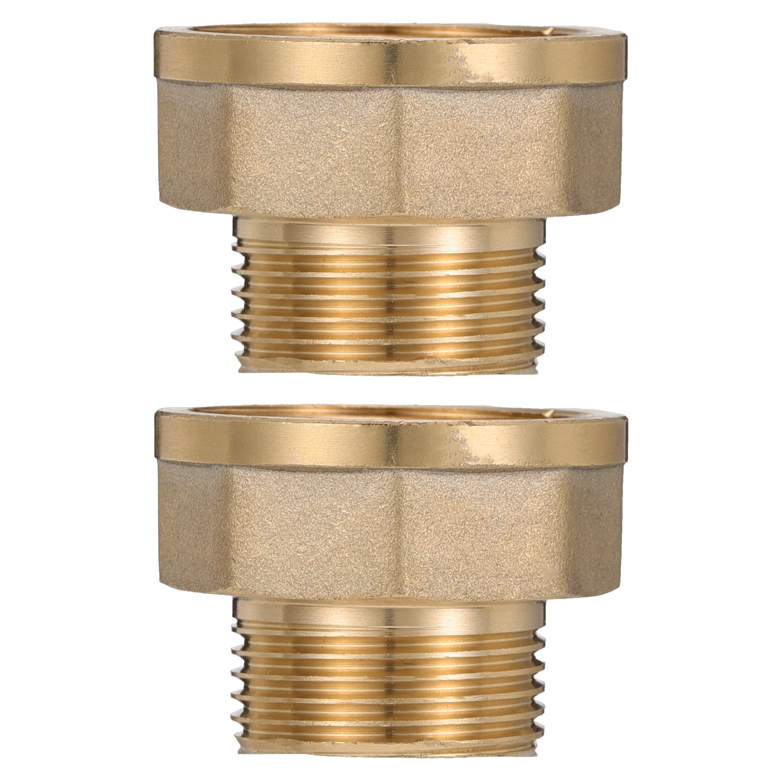 Hemobllo Cylindrical Golden Brass Connector 2Pcs for Water System ...