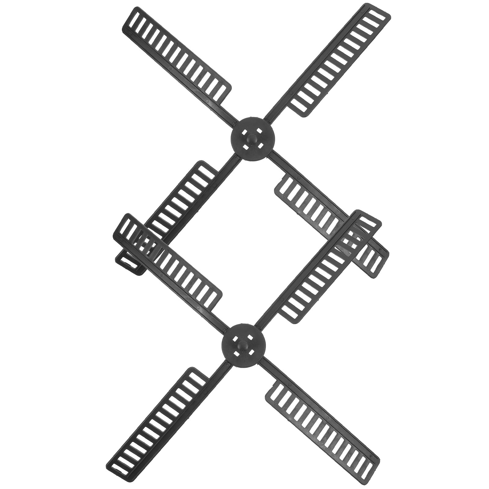 Hemobllo Windmill Blades Black 2Set 15.7X15.7X1.2In Plastic - Walmart.com