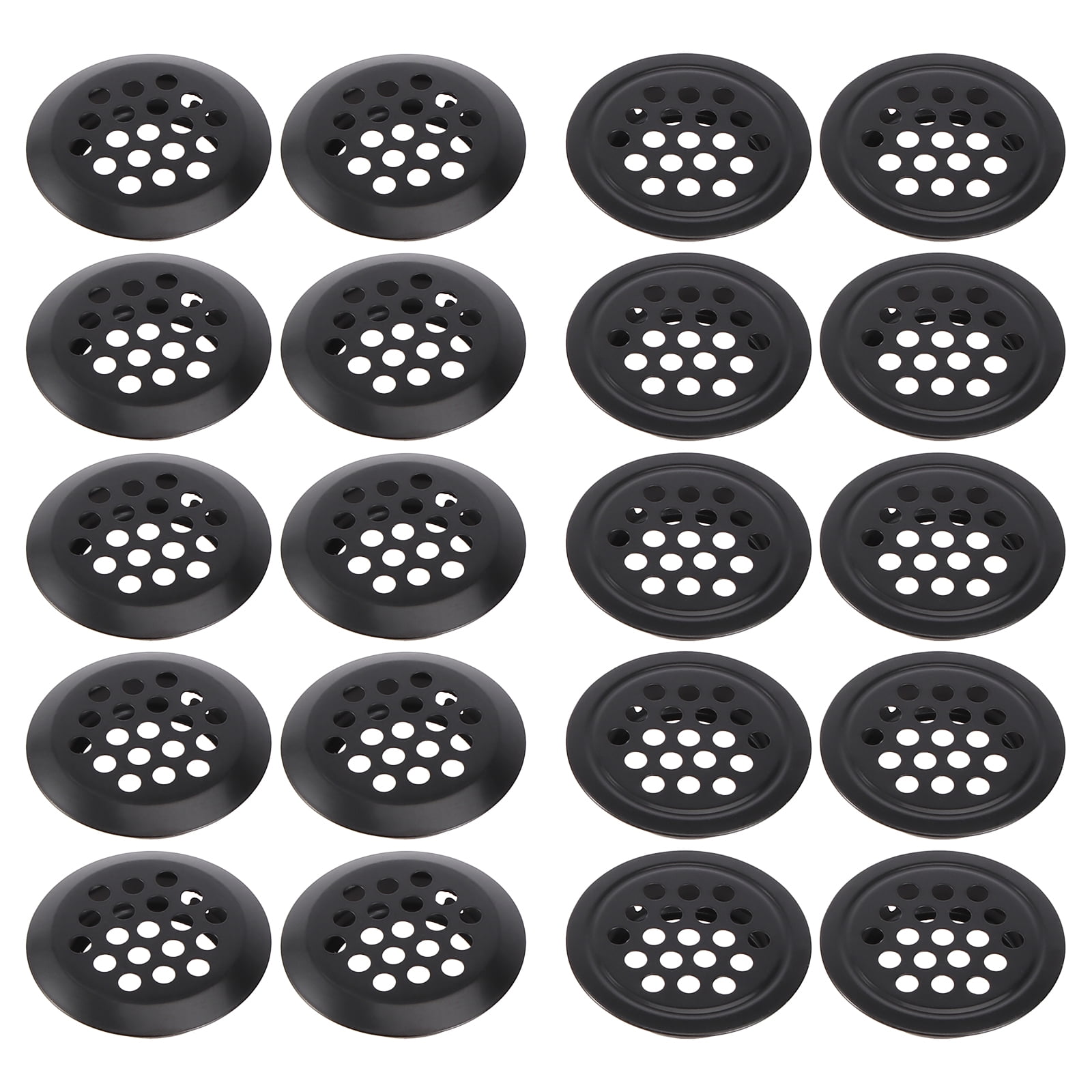 Hemobllo 20 Pcs Door Vents Interior Stainless Steel Air Hole Cover ...