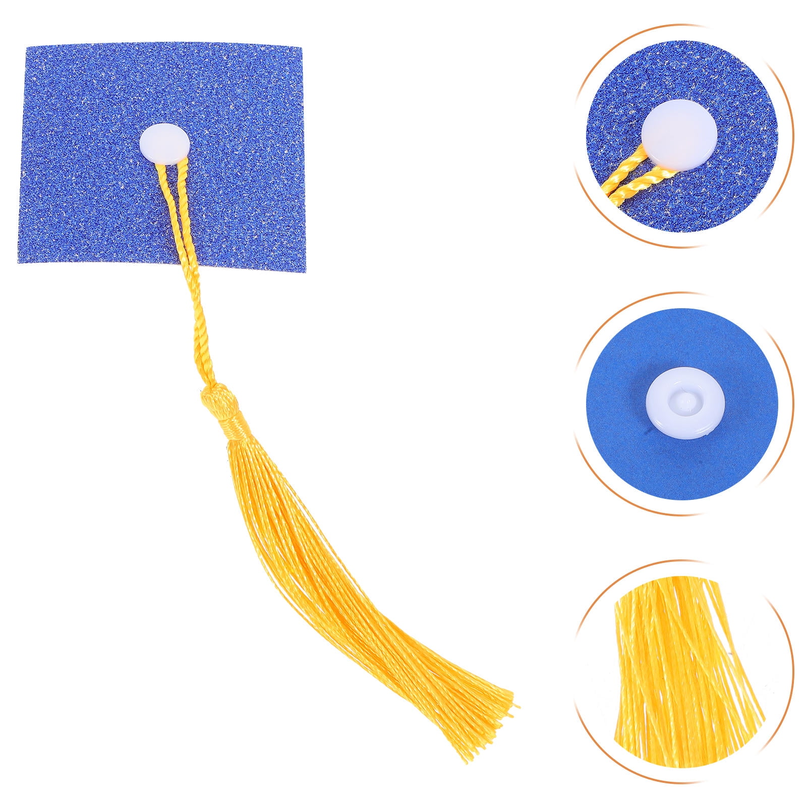Hemobllo Graduation Party Set Paper Graduation Caps Blue 20 Set ...