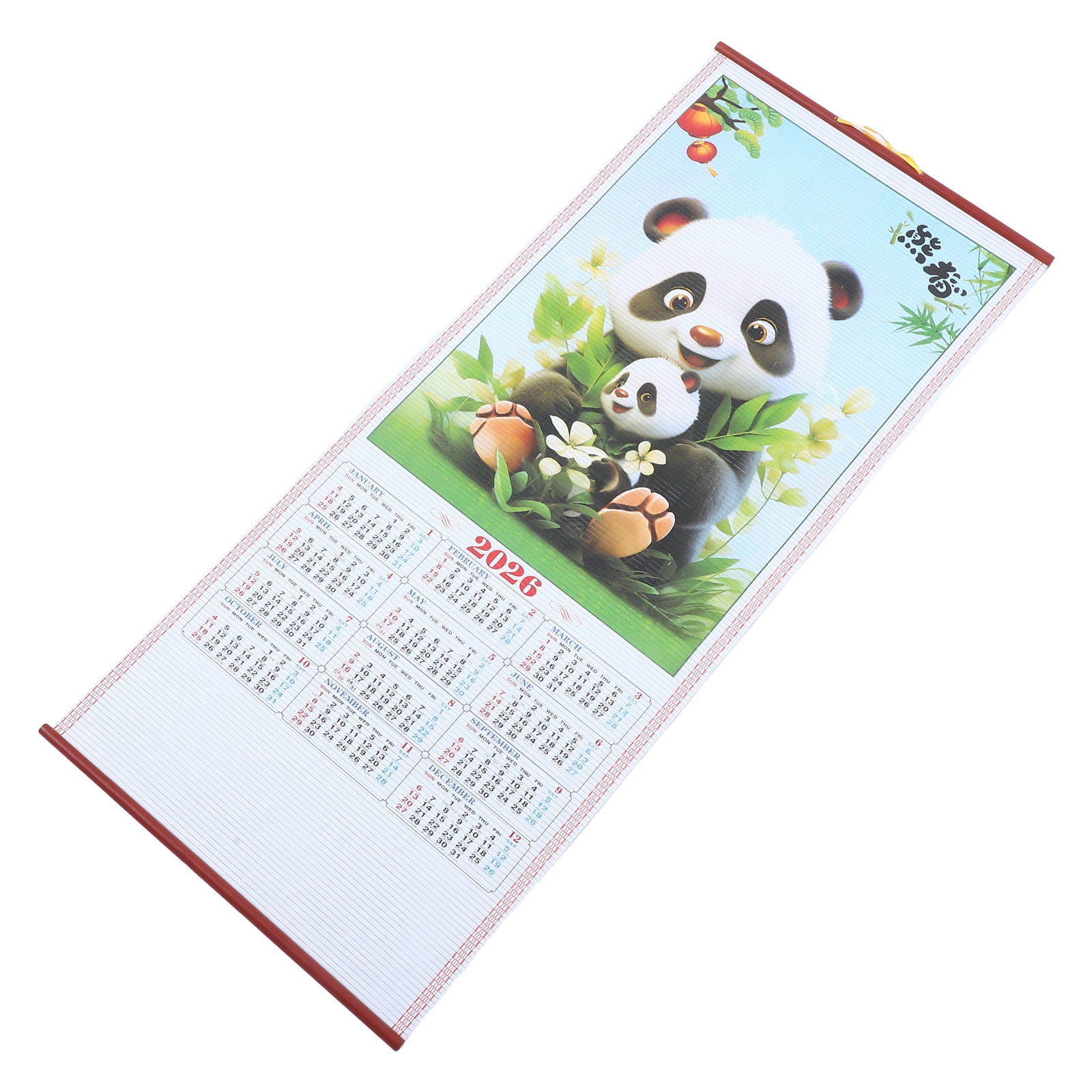 Hemobllo 2026 Yearly Calendars Scroll Calendar Paper Assorted Color ...