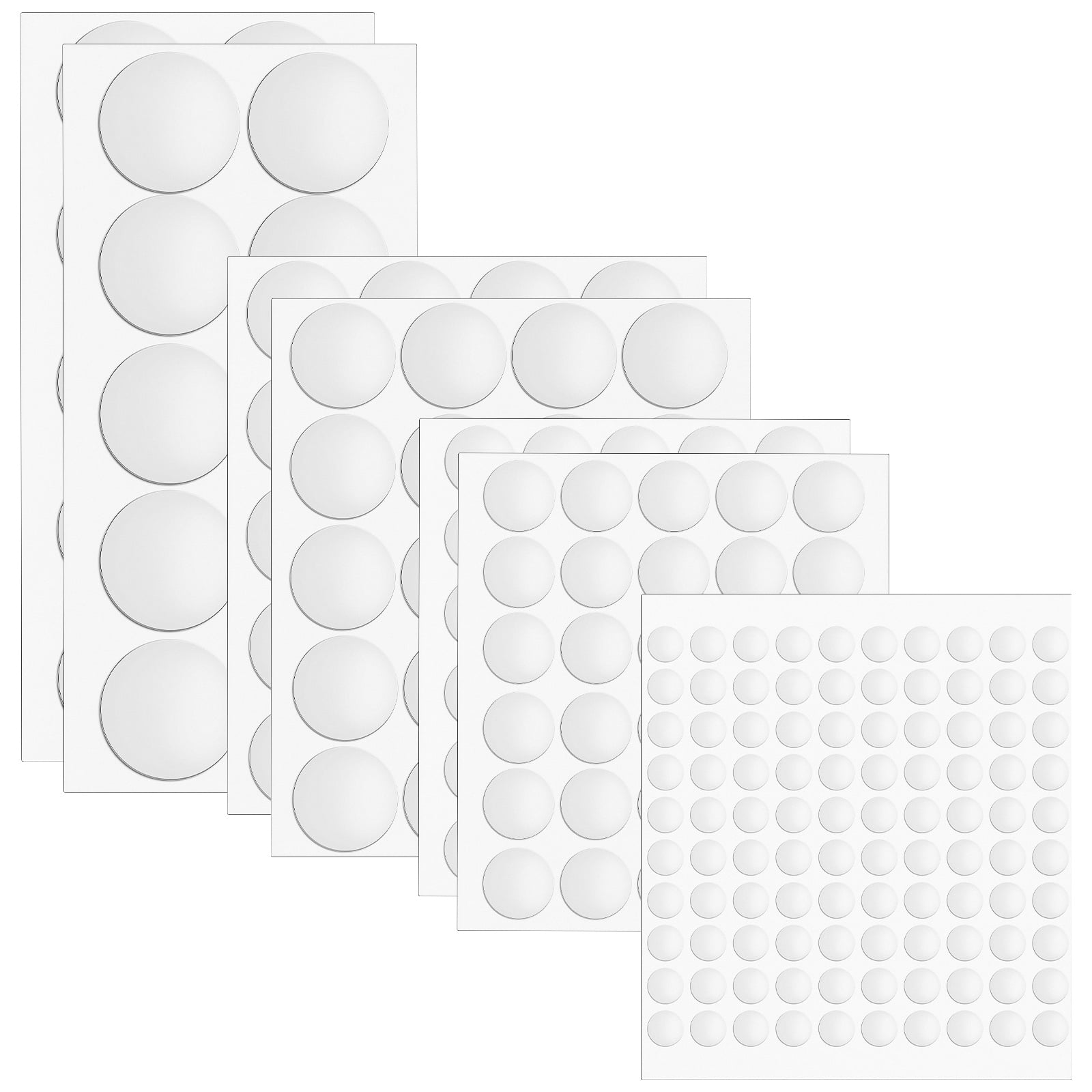 Hemobllo 204 Pcs Double Sided Tape Dots Transparent For Fixing Photos ...