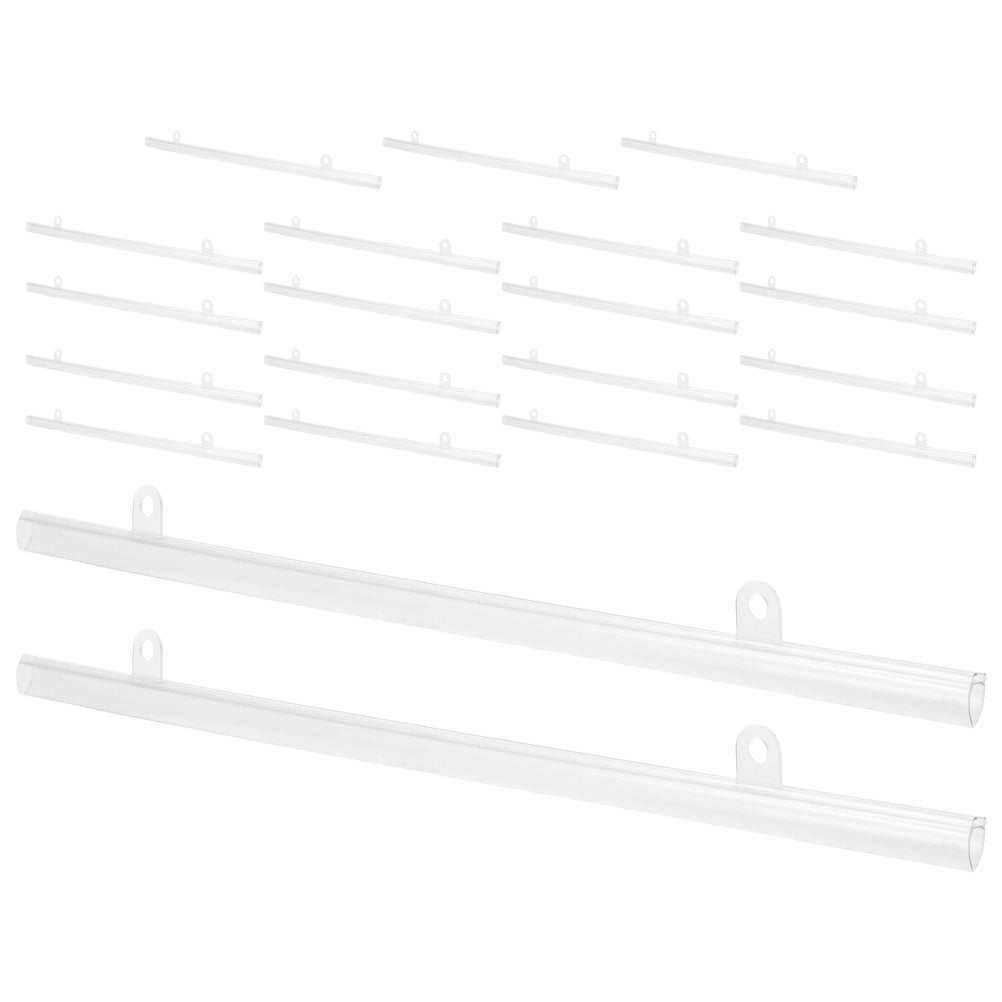 Hemobllo 20Pack Poster Holder Rail Waterproof Easy Hanging Rod For ...