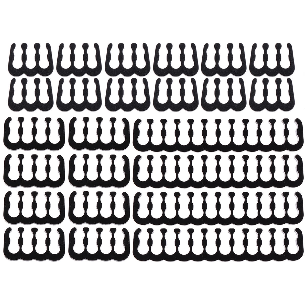 Hemobllo 24Pack Cable Managment Kit Black PP Protect Cable Sleeve for ...