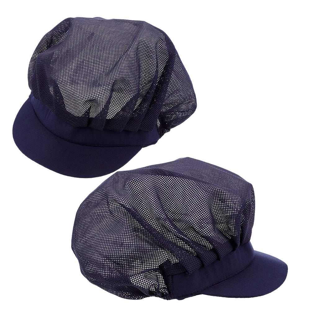 Hemobllo 2Pack Baker Hats Unisex Cotton Navy Breathable Chef Hats For ...
