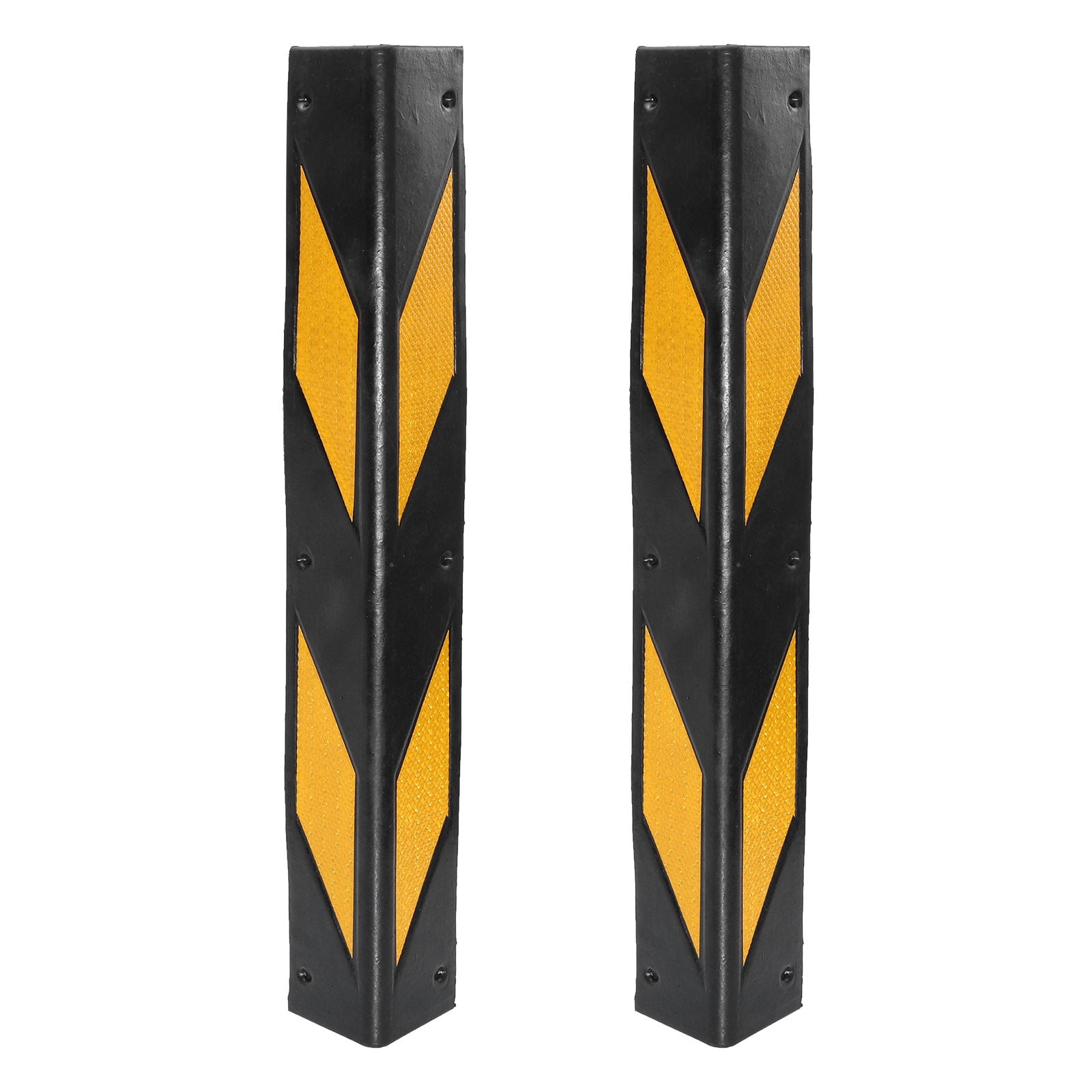 Hemobllo 2Pcs Parking Garage Rubber Corner Protectors with Reflective ...
