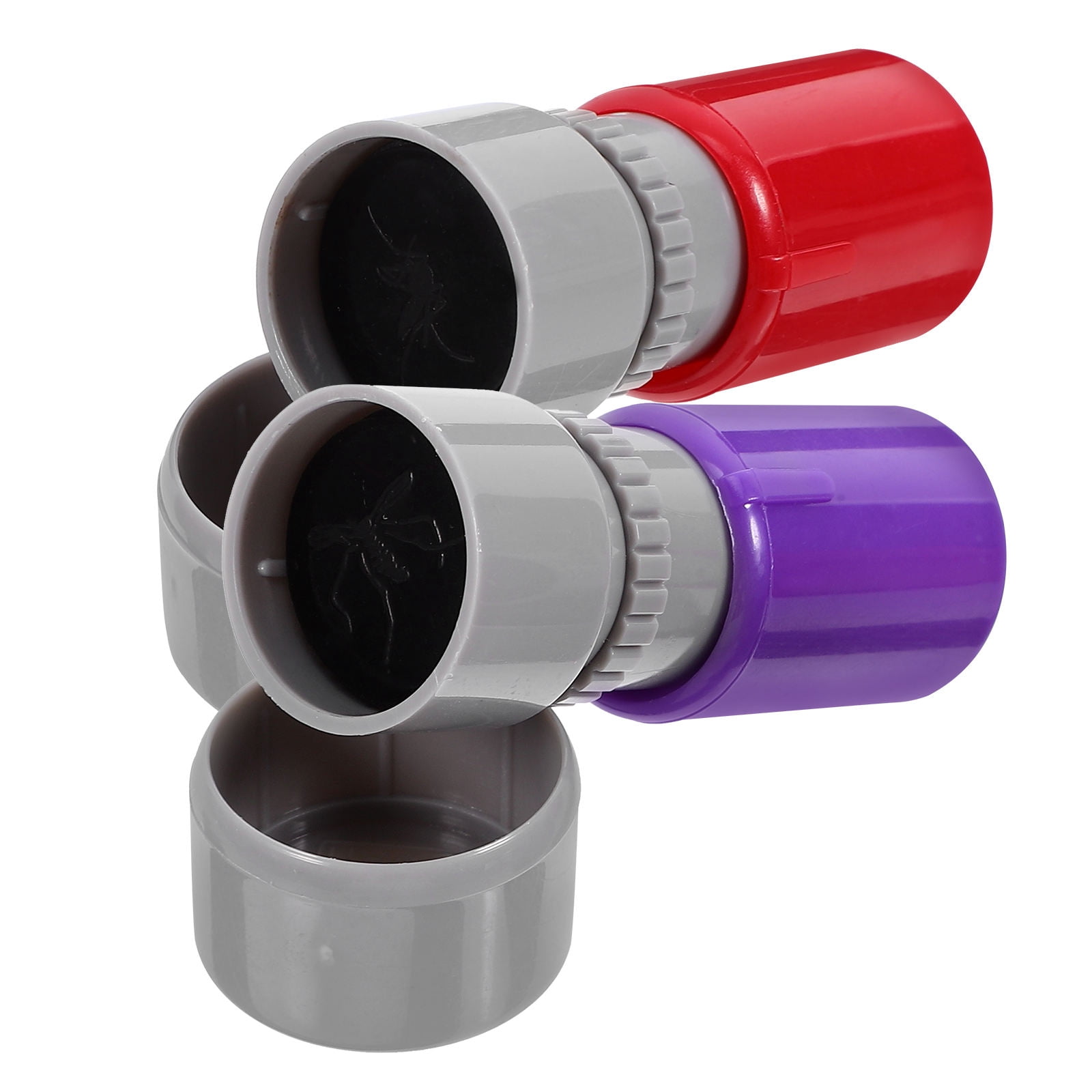 Hemobllo 2Pcs Interesting Trick Prop Self Ink Stamps Assorted Color for ...