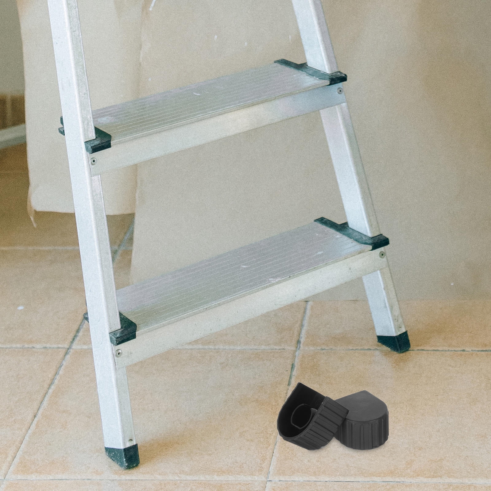Hemobllo Protective Caps For Step Ladder Ladder Cover Black Plastic ...