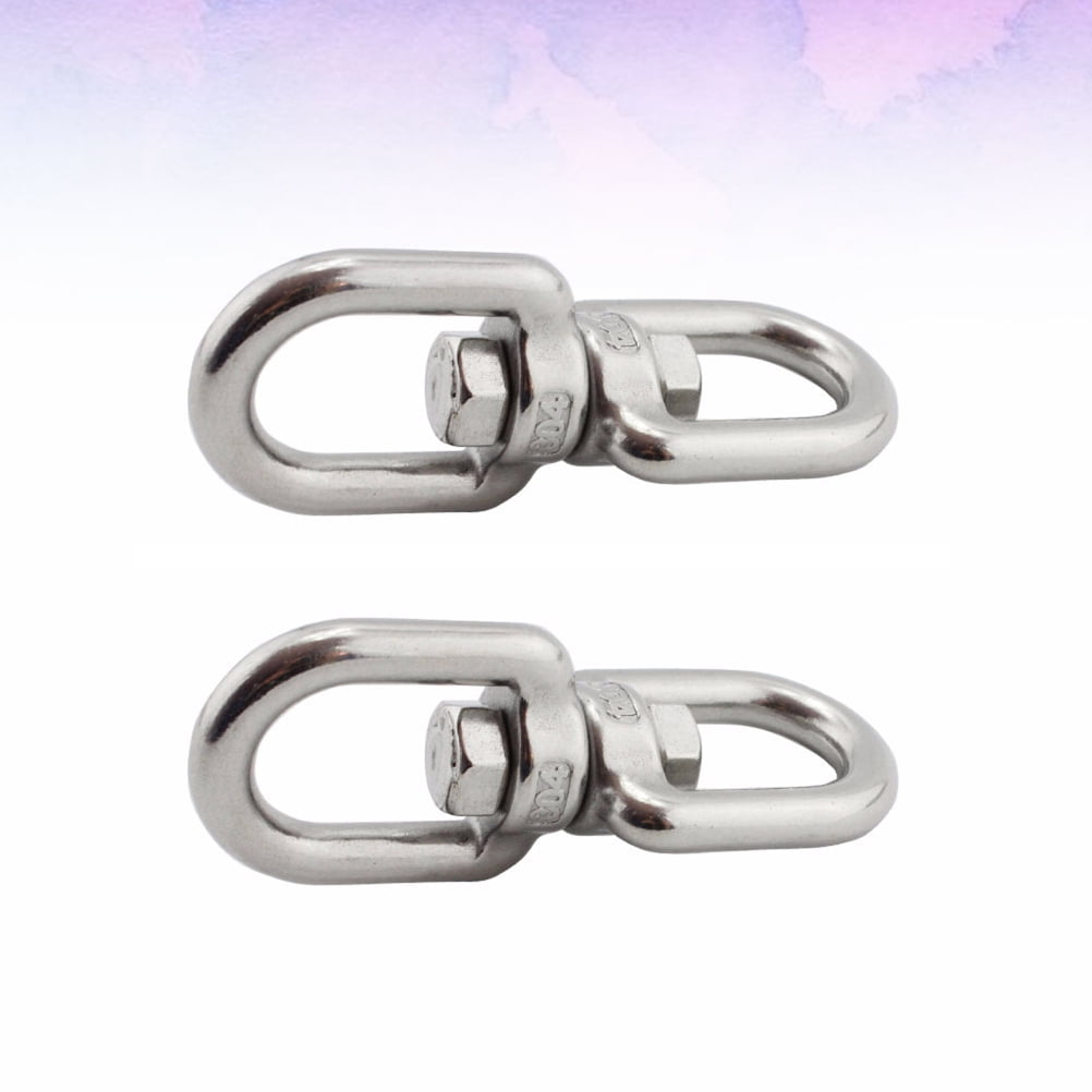 Hemobllo 2Pcs Swivel Hooks for Hanging Plants Simple Design Round Shape ...