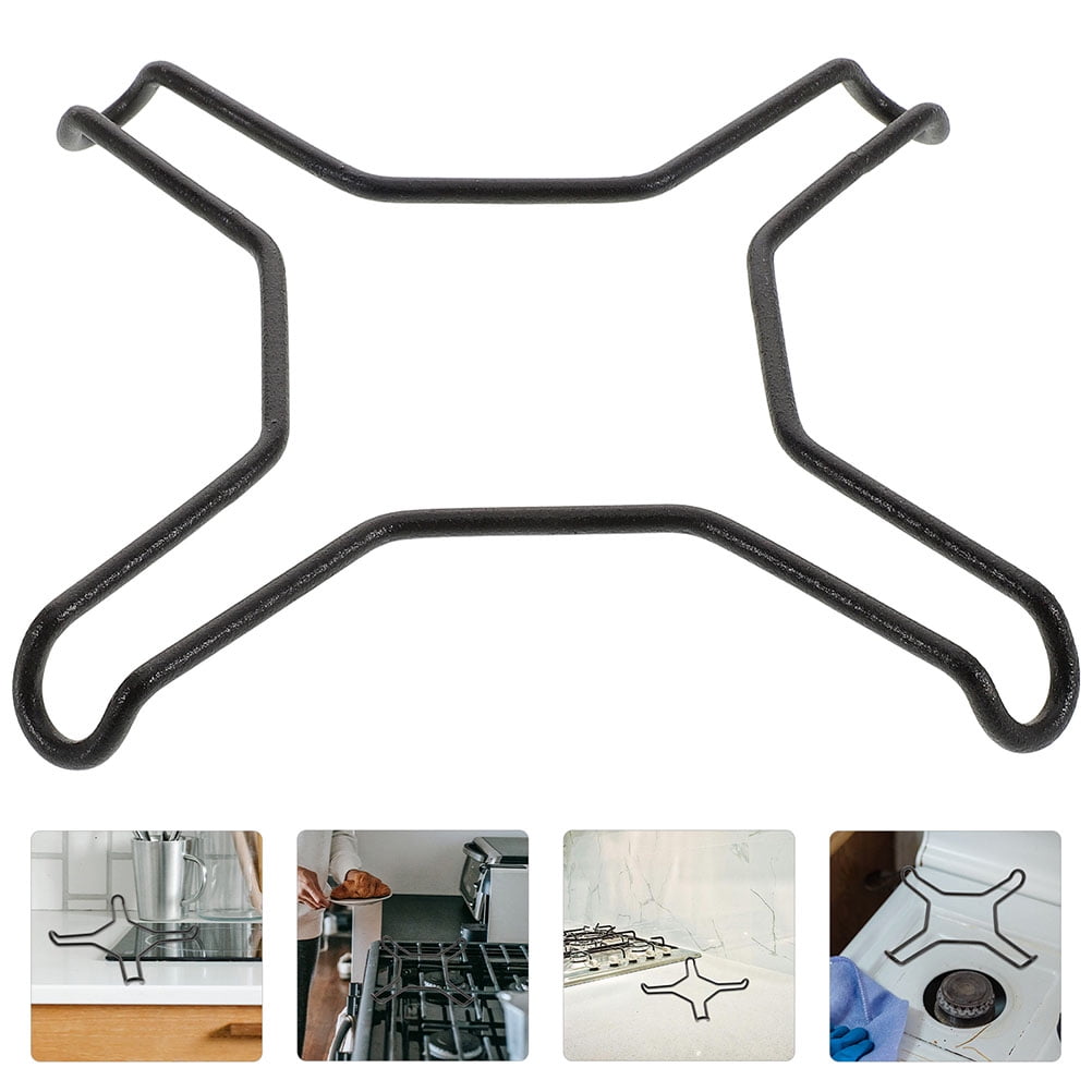 Hemobllo 2Set Cooktop Bracket Stainless Steel Black Support for ...