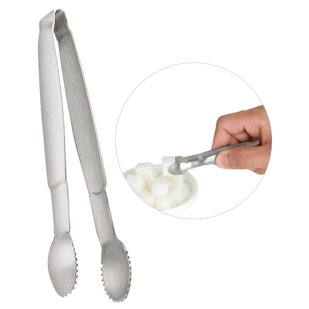 Hemobllo 2pcs Stainless Steel Sugar Tongs Ice Tongs Serving Tongs ...