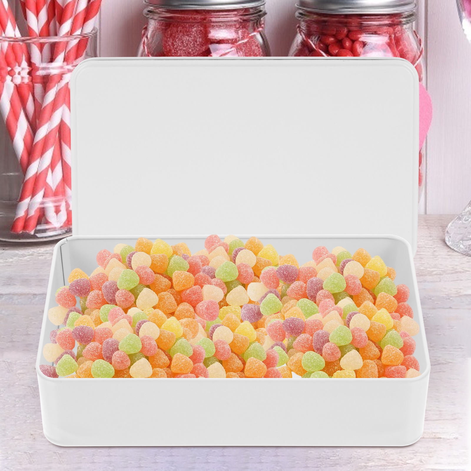 Hemobllo 3 Pcs Candy Storage Container Wedding Gift Tins Rectangle with ...