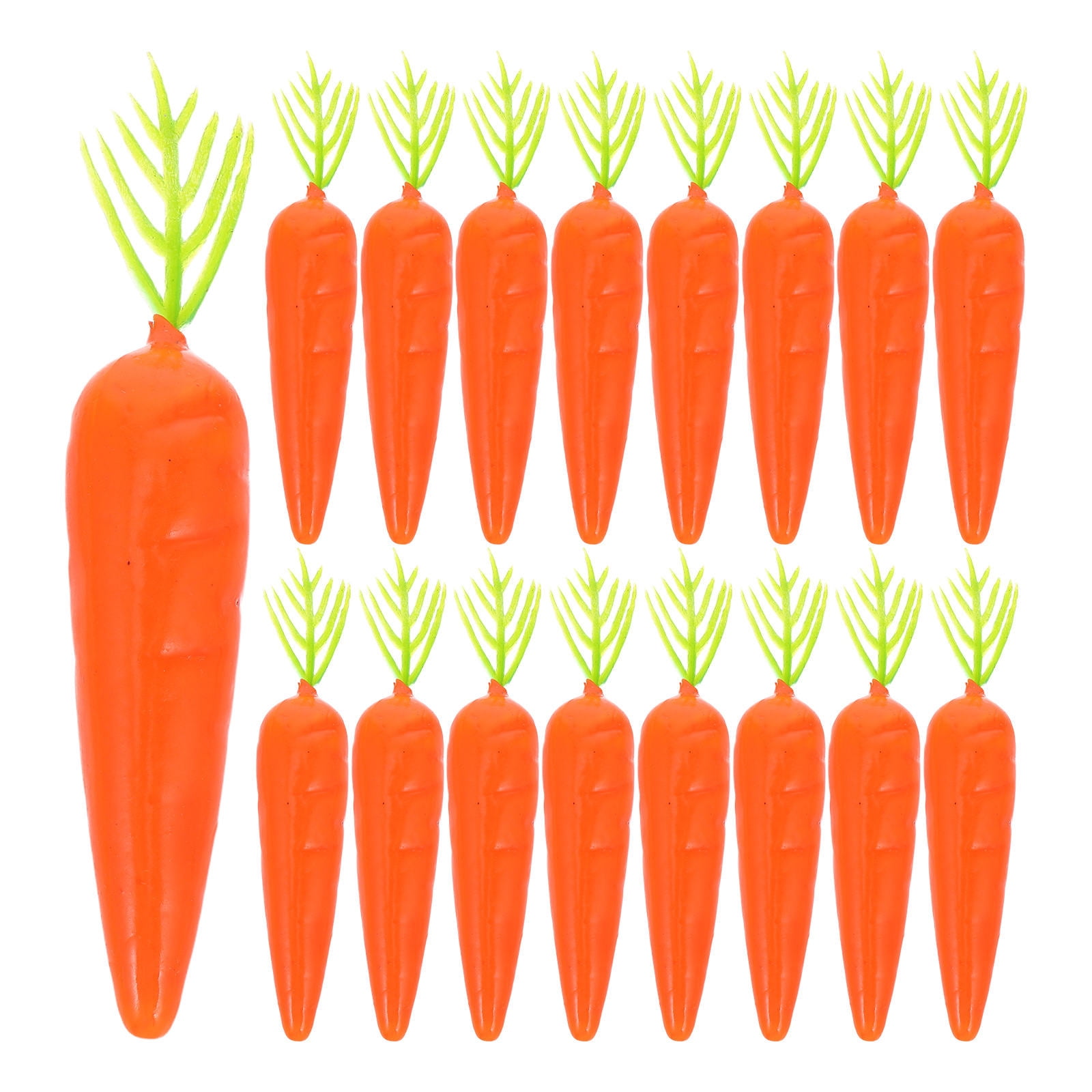 Hemobllo Artificial Orange Foam Carrots for Tabletop and Home Decor ...