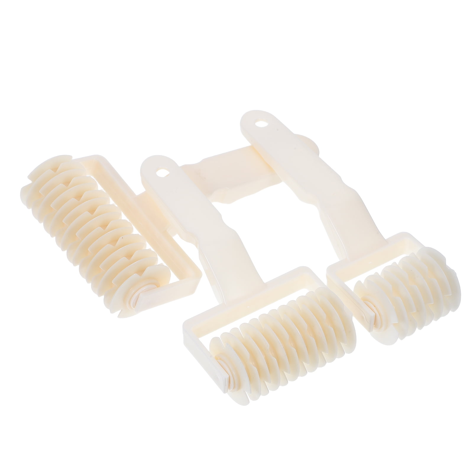 Hemobllo 3pcs Dessert Crust Roller White Plastic for Baking Accessories ...
