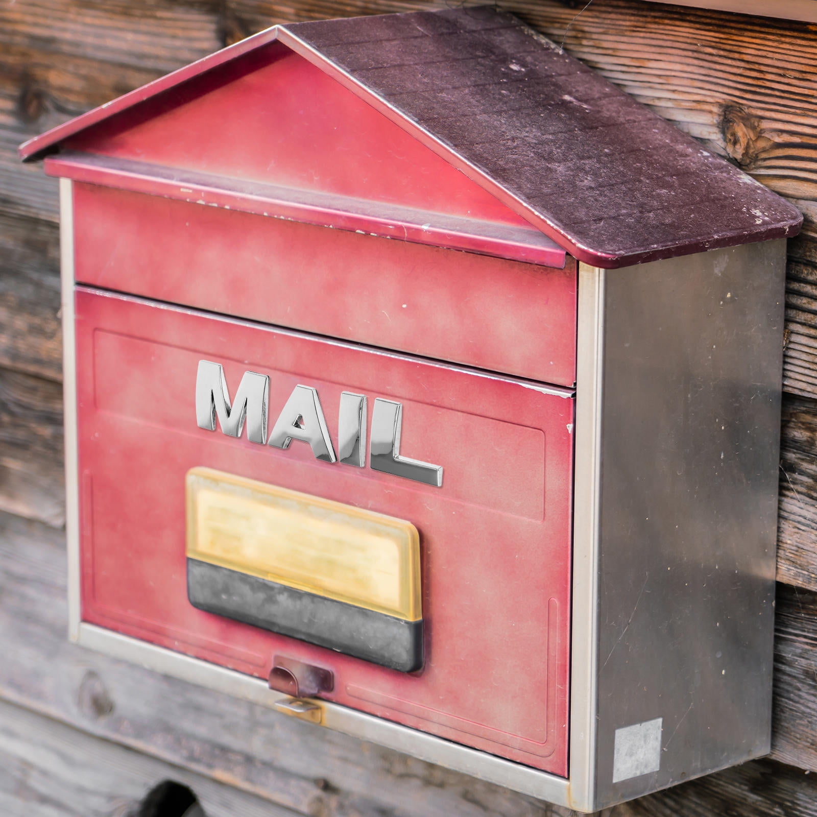 Hemobllo 4Pcs Mailbox Lettering Small Metal Letters Black Minimalist ...