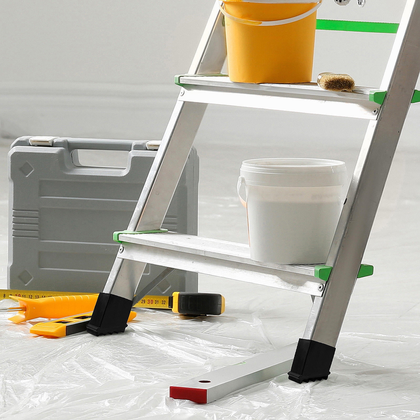 Hemobllo 4Pcs Non Skid Ladder Feet Cover Step Ladder Foot Pads Rubber ...