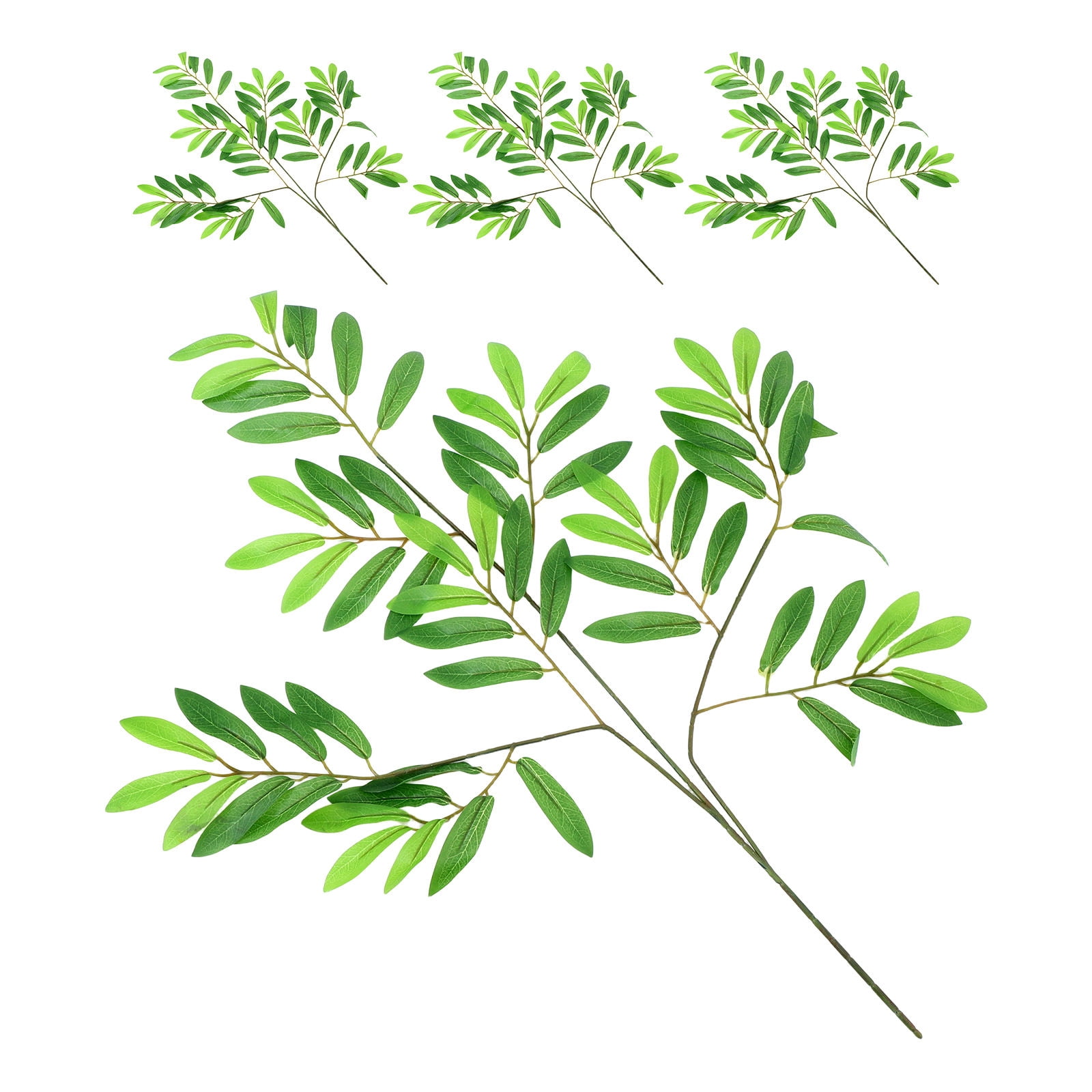 Hemobllo 4pcs Artificial Greenery Olive Leaf Prop Minimalist Style For ...
