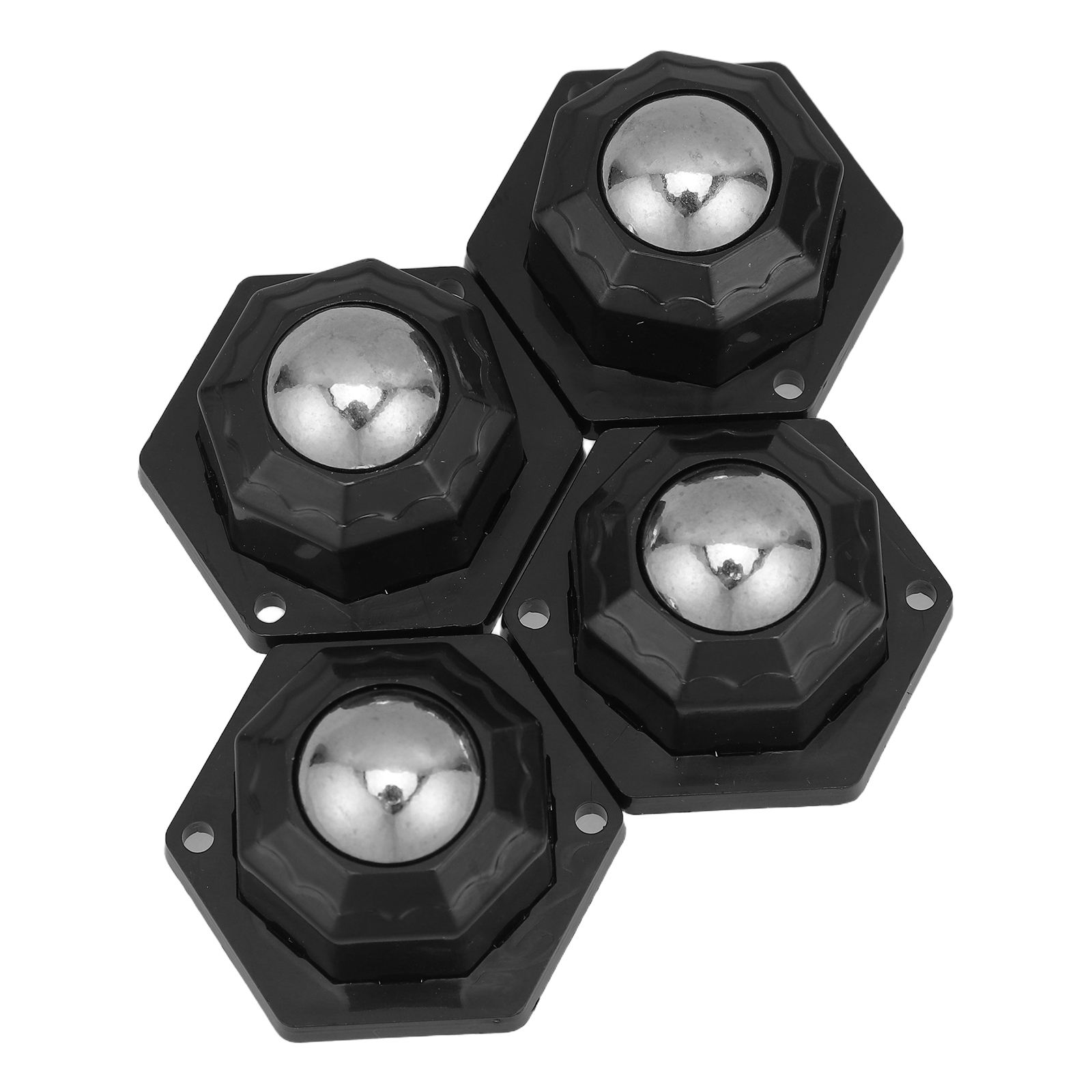 Hemobllo 4Pcs Casters with Steel Ball Base Quiet Operation - Walmart.com