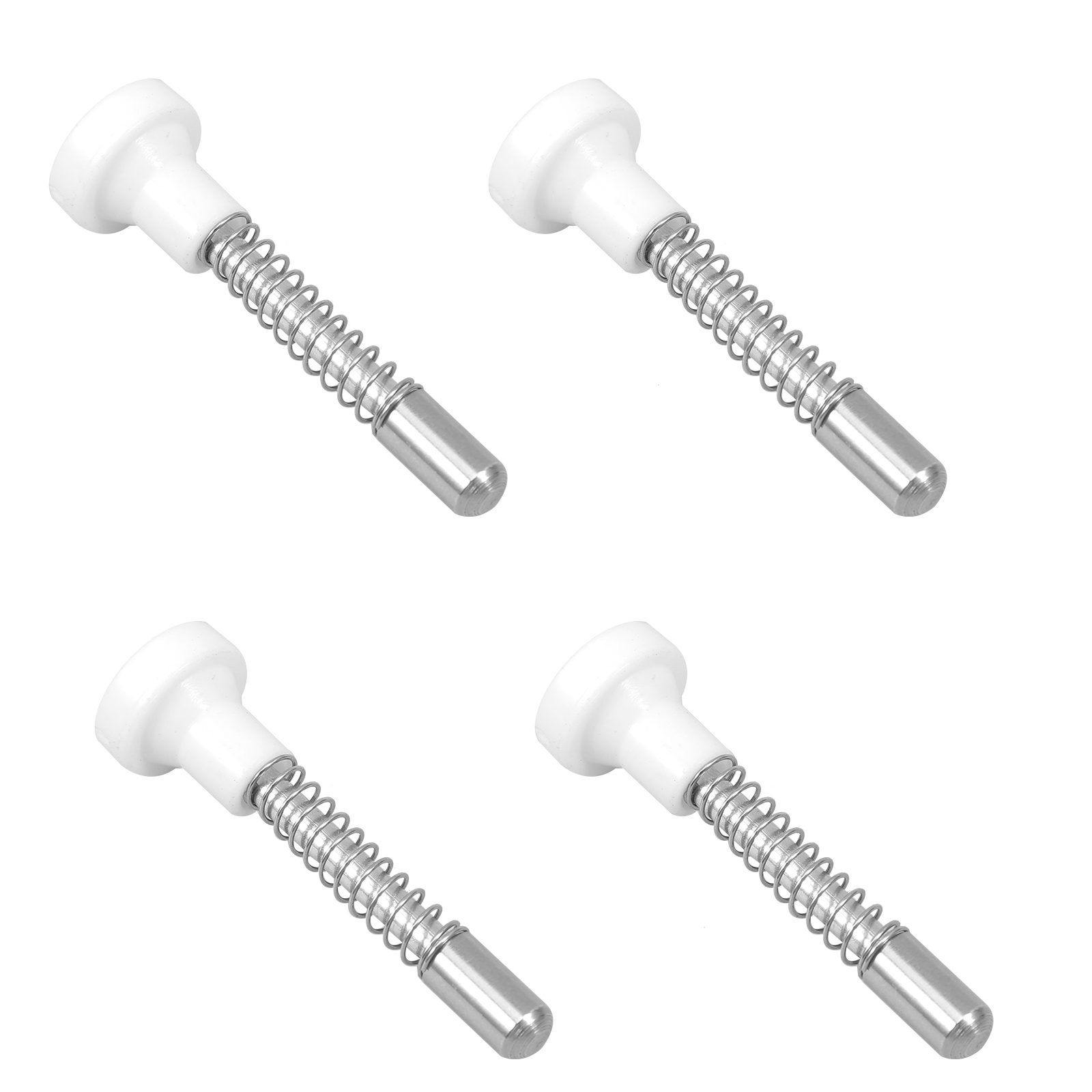 Hemobllo Spring Loaded Latches Iron 4Pcs 1.97X0.59X0.59in - Walmart.com