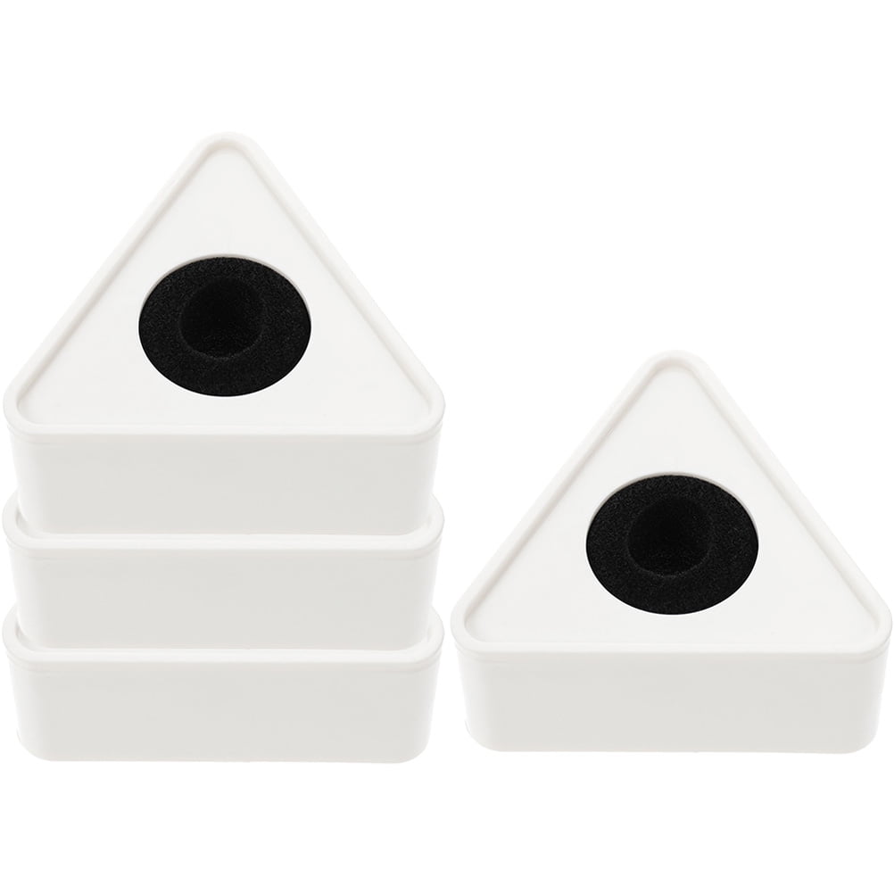 Hemobllo Professional Mic Flags Triangle Microphone Logo Cube 4Pcs ...