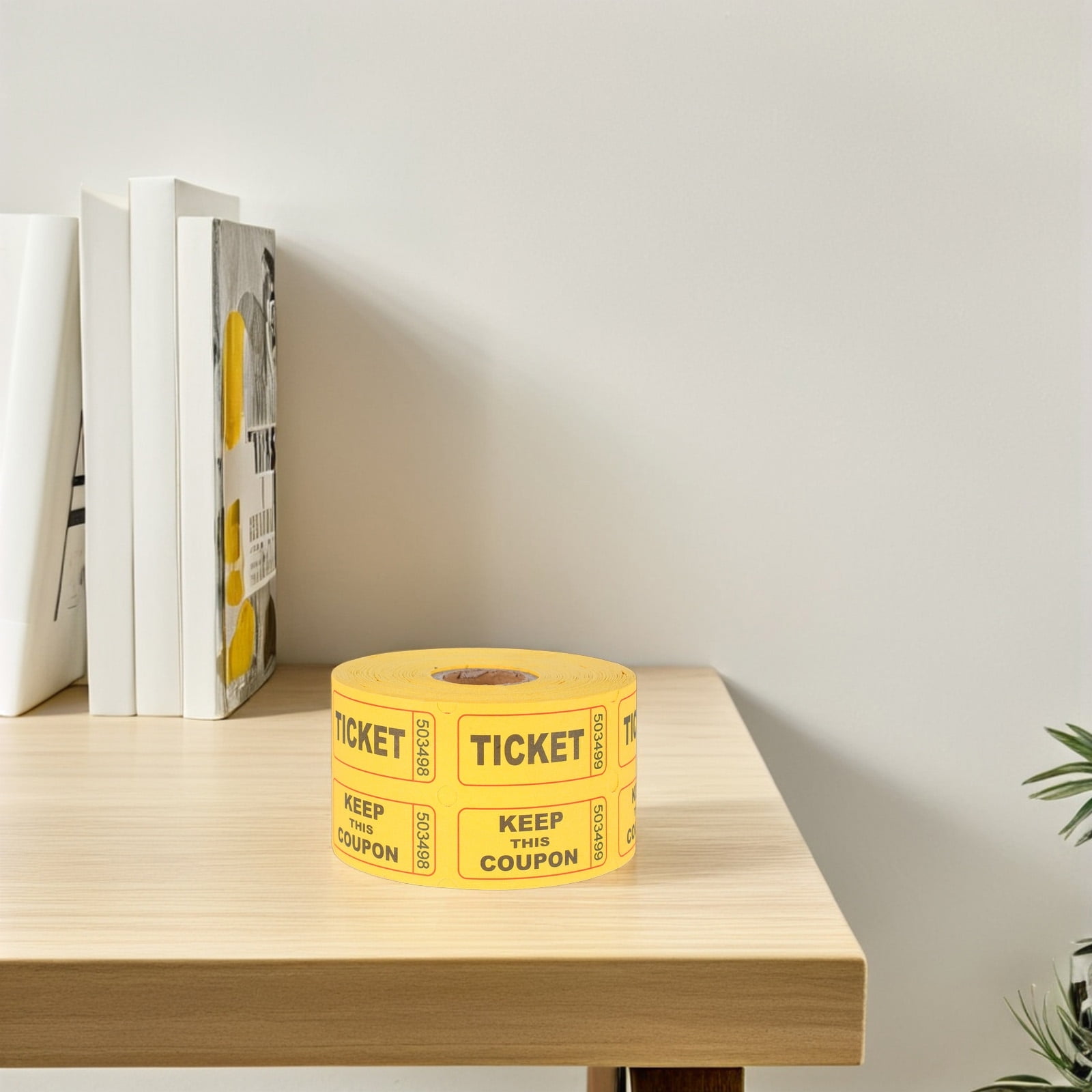 Hemobllo 500Pcs Yellow Raffle Raffle Classroom Activities Rectangular ...